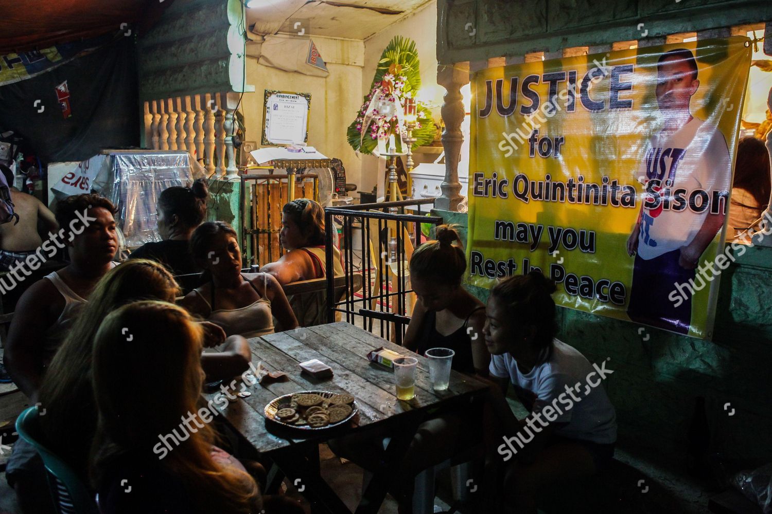 Relatives Eric Quintinita Sison Seen During Editorial Stock Photo ...