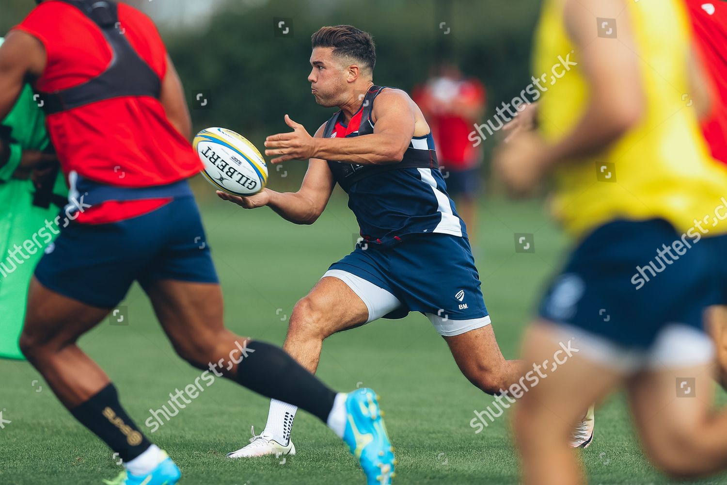 Ben Mosses Action Bristol Rugby Train Editorial Stock Photo - Stock ...