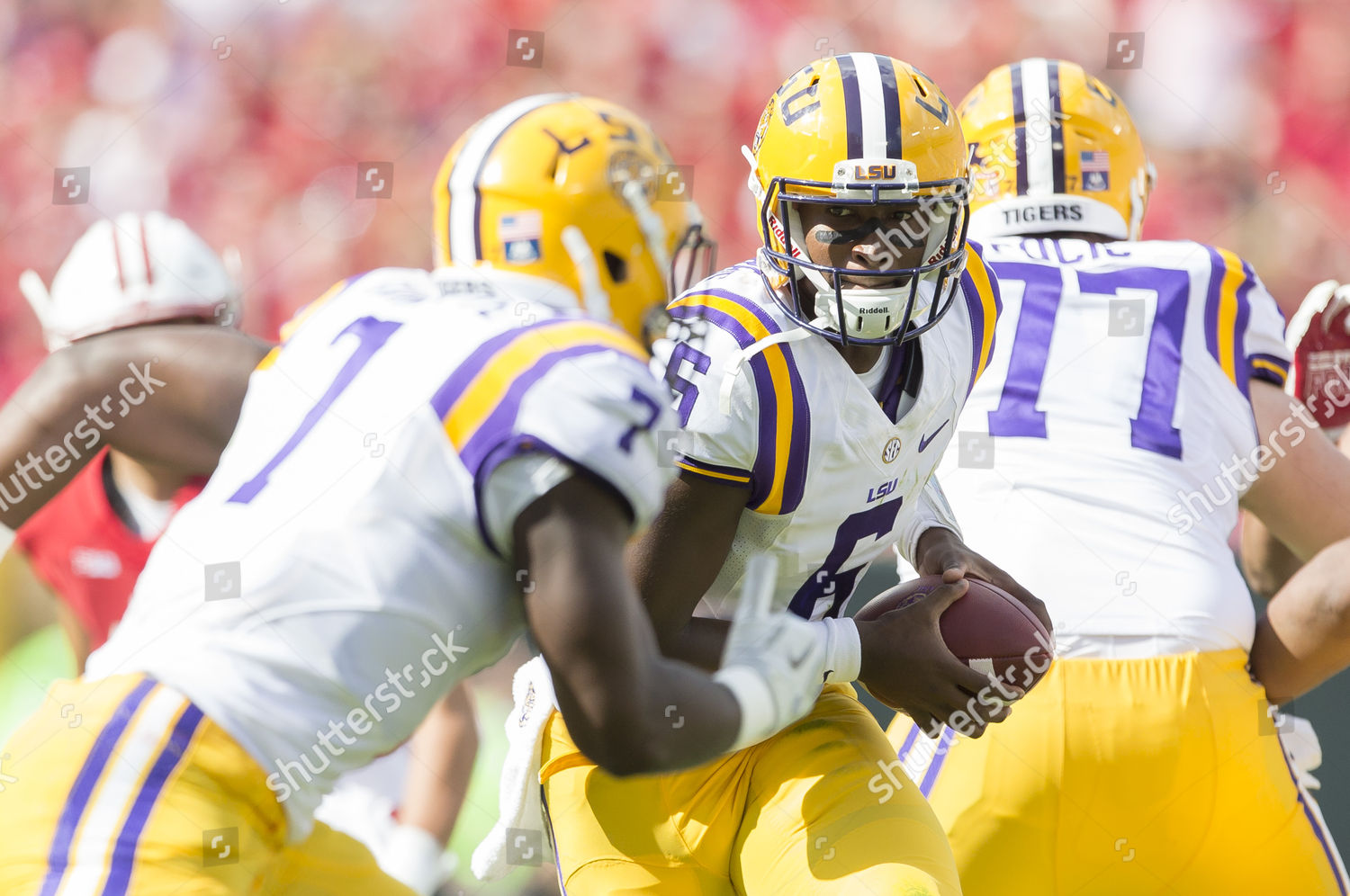 Lsu Tigers Quarterback Brandon Harris 6 Editorial Stock Photo - Stock ...