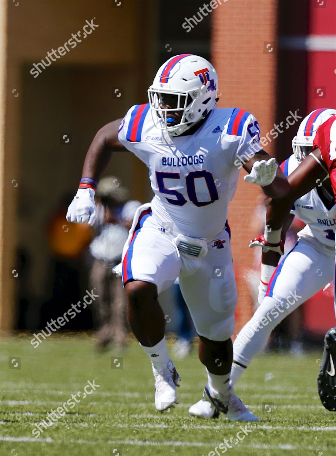 Bulldog Defensive End Deldrick Canty 50 Editorial Stock Photo - Stock ...