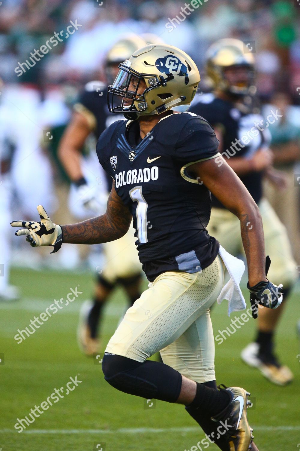 Colorados Shay Fields Trots Back Sideline Editorial Stock Photo - Stock ...
