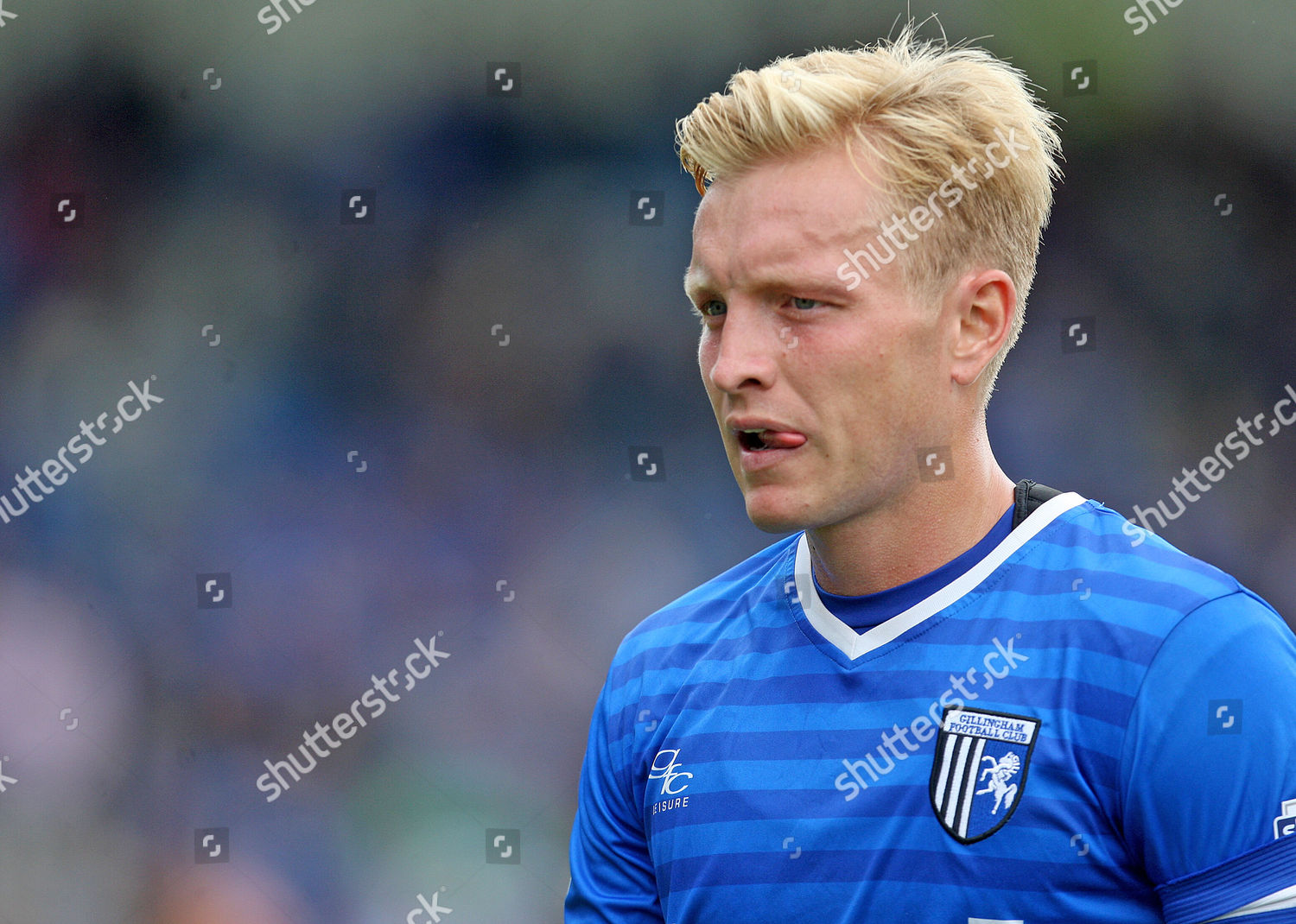 Josh Wright Captain Gillingham Looks Dejected Editorial Stock Photo ...