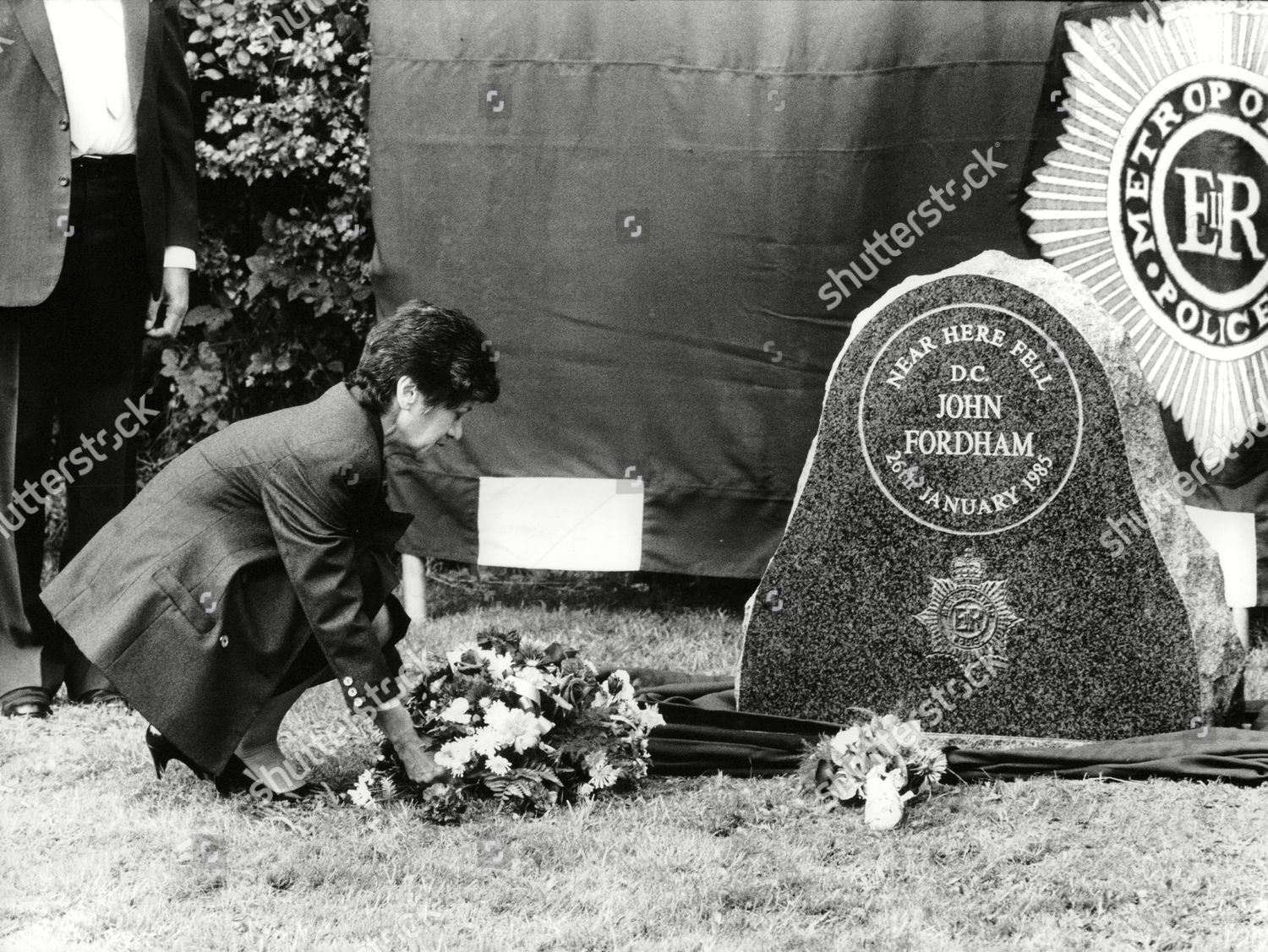 Memorial Det Con John Fordham Stabbed Editorial Stock Photo - Stock ...