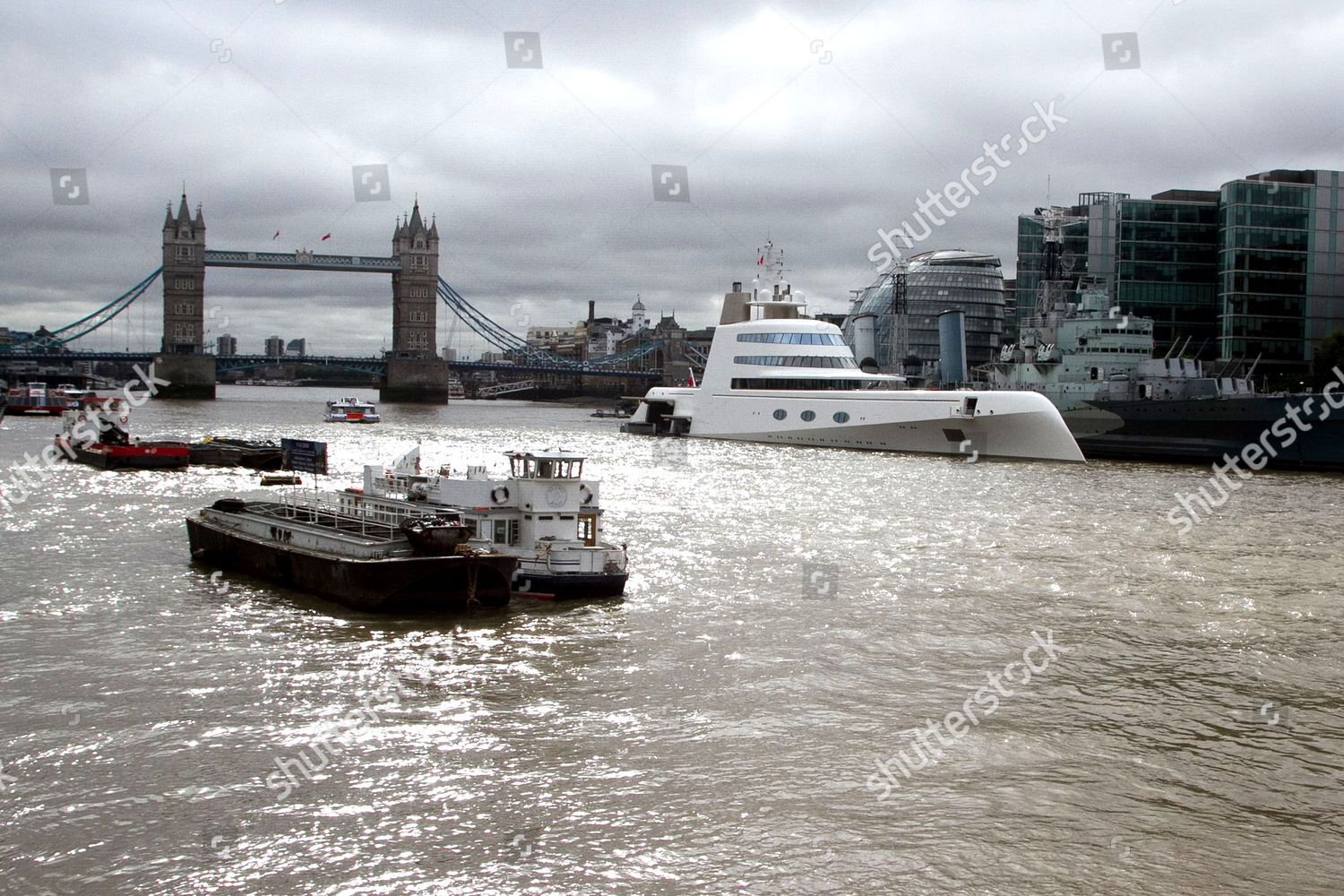 300 Million Dollar Superyacht Owned By Editorial Stock Photo - Stock ...