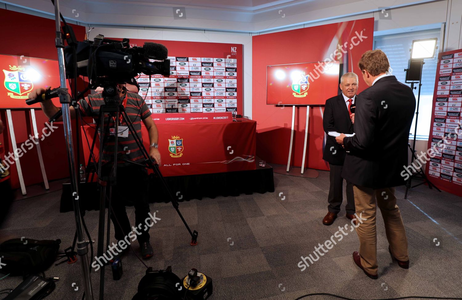 Warren Gatland Appointed Lions Coach Standard Editorial Stock Photo ...