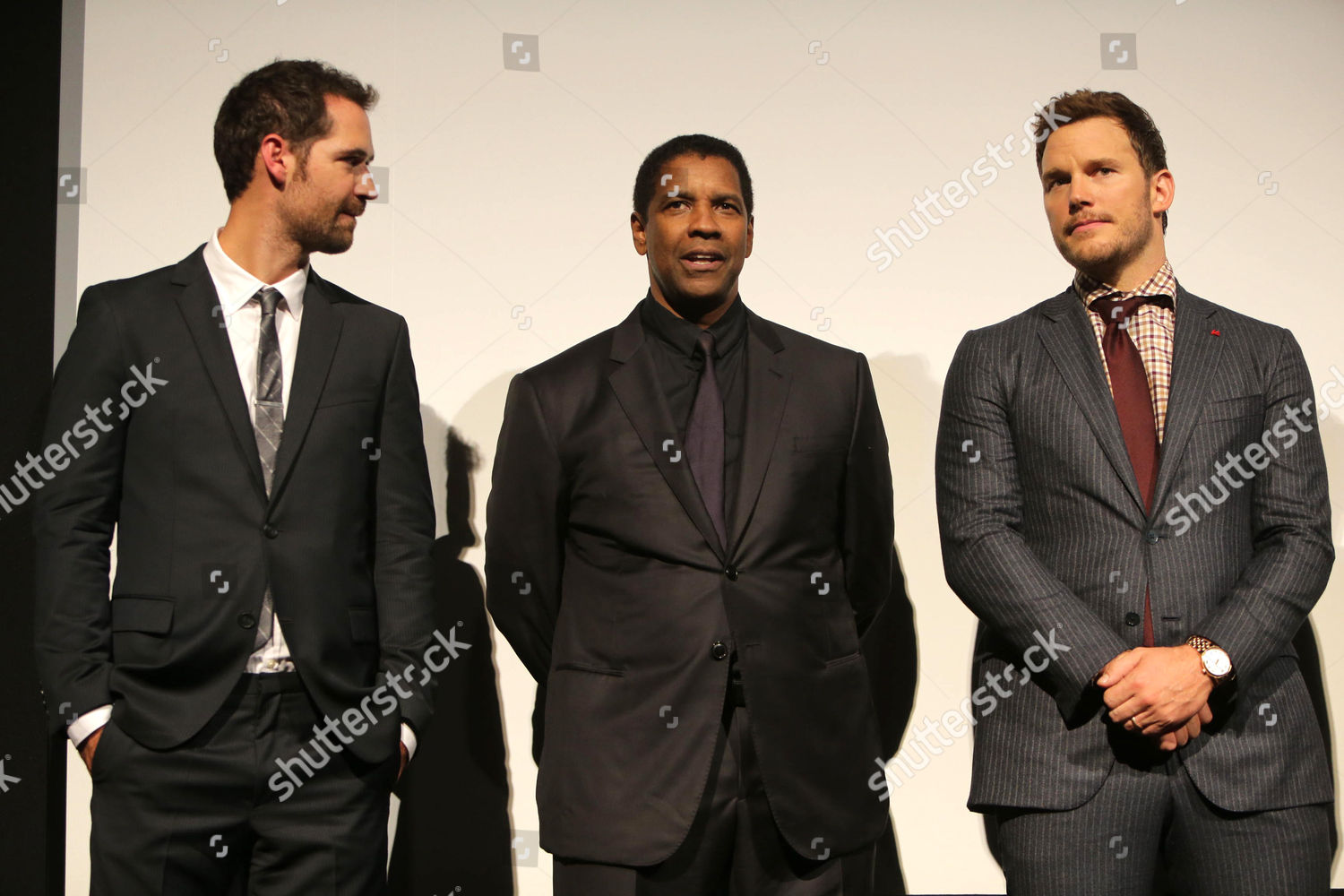Manuel Garciarulfo Denzel Washington Chris Pratt Editorial Stock Photo ...