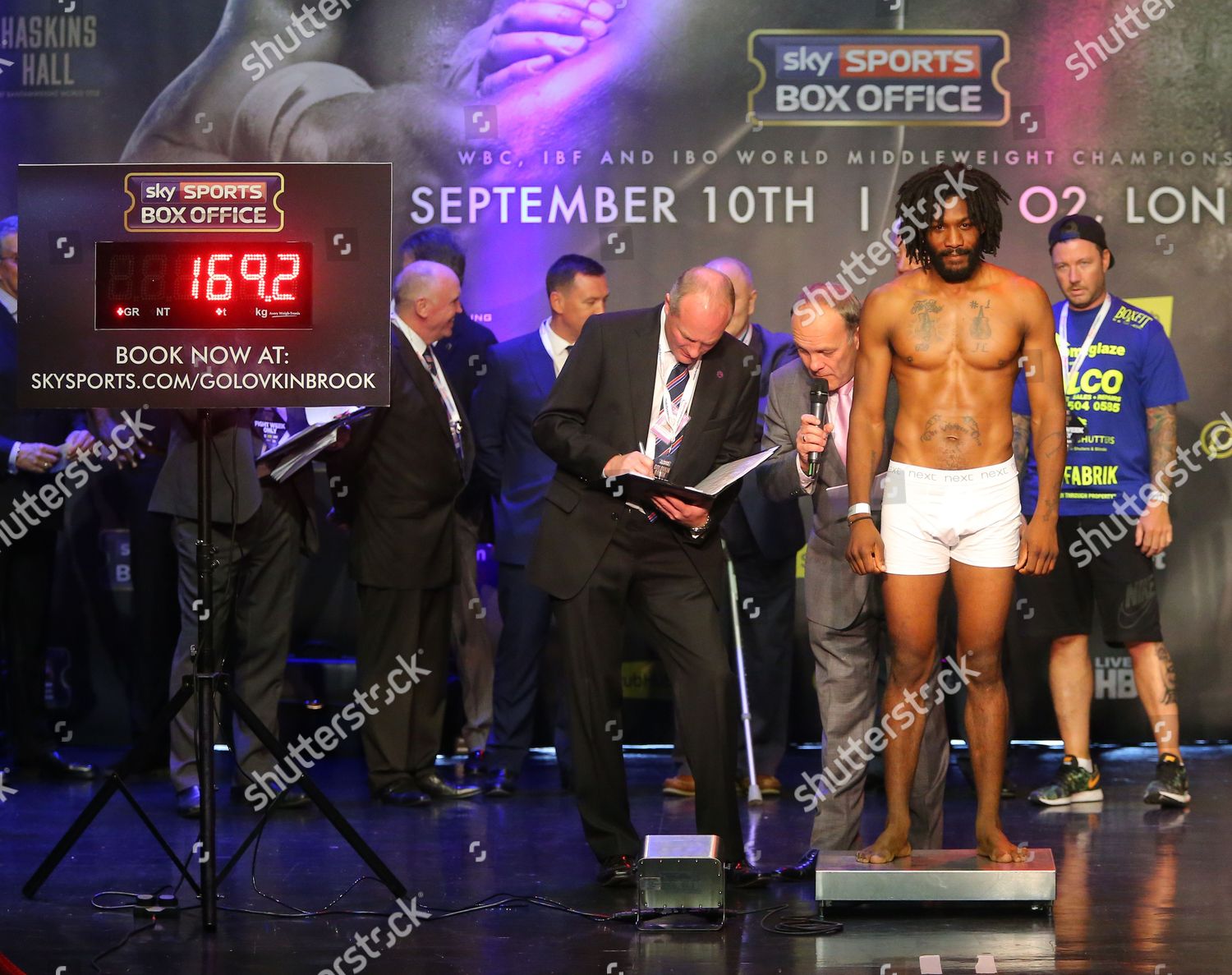 Dalton Miller During Boxers Weigh Indigo Editorial Stock Photo - Stock ...