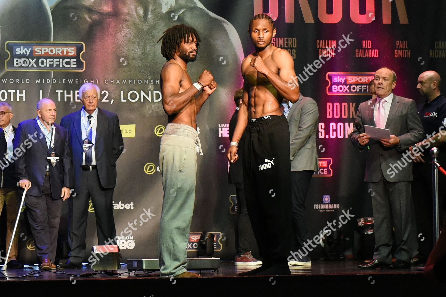 Boxers Craig Richards L Dalton Miller Editorial Stock Photo - Stock ...