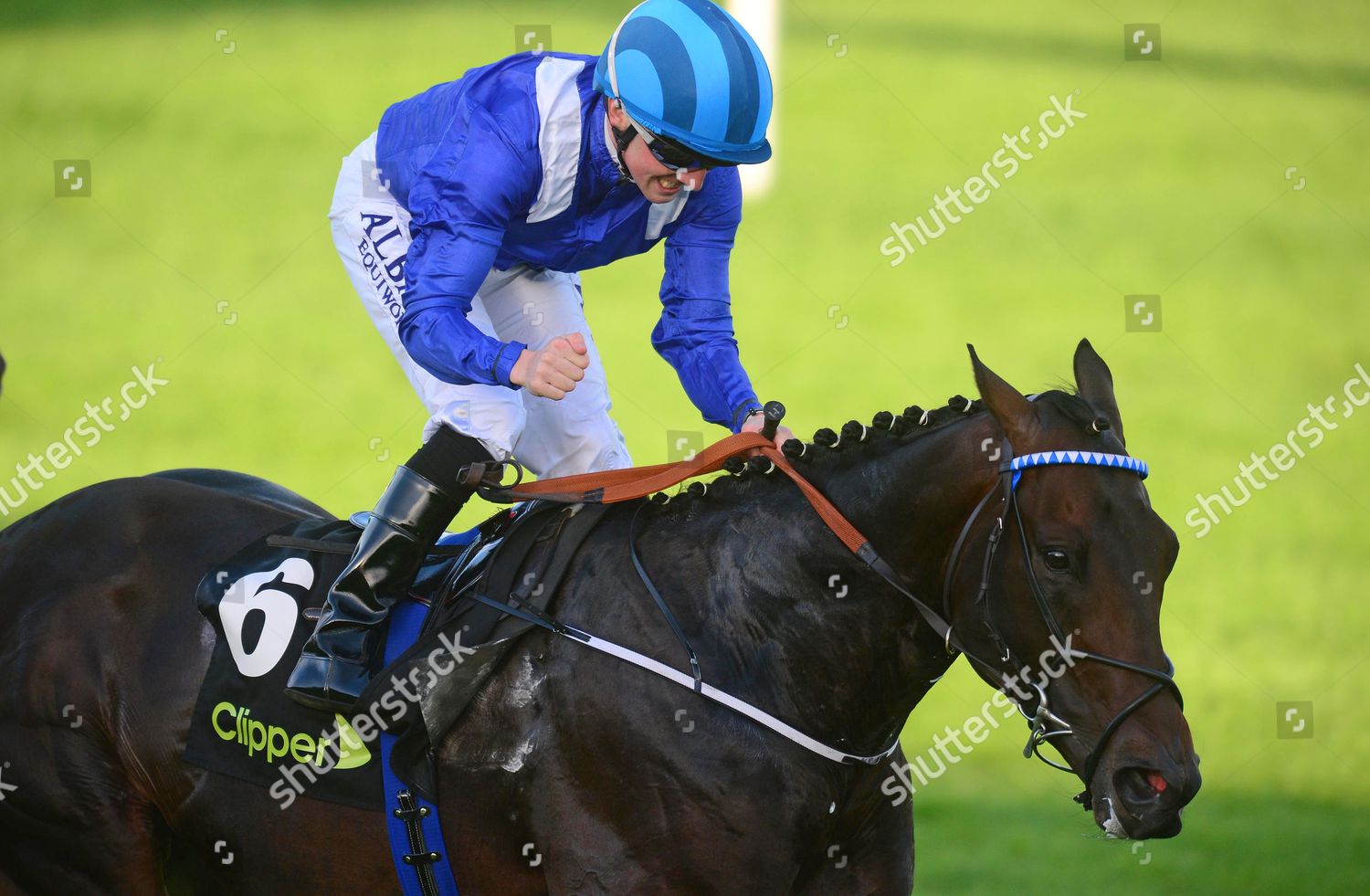 Leopardstown Delighted Chris Hayes After Awtaad Editorial Stock Photo ...