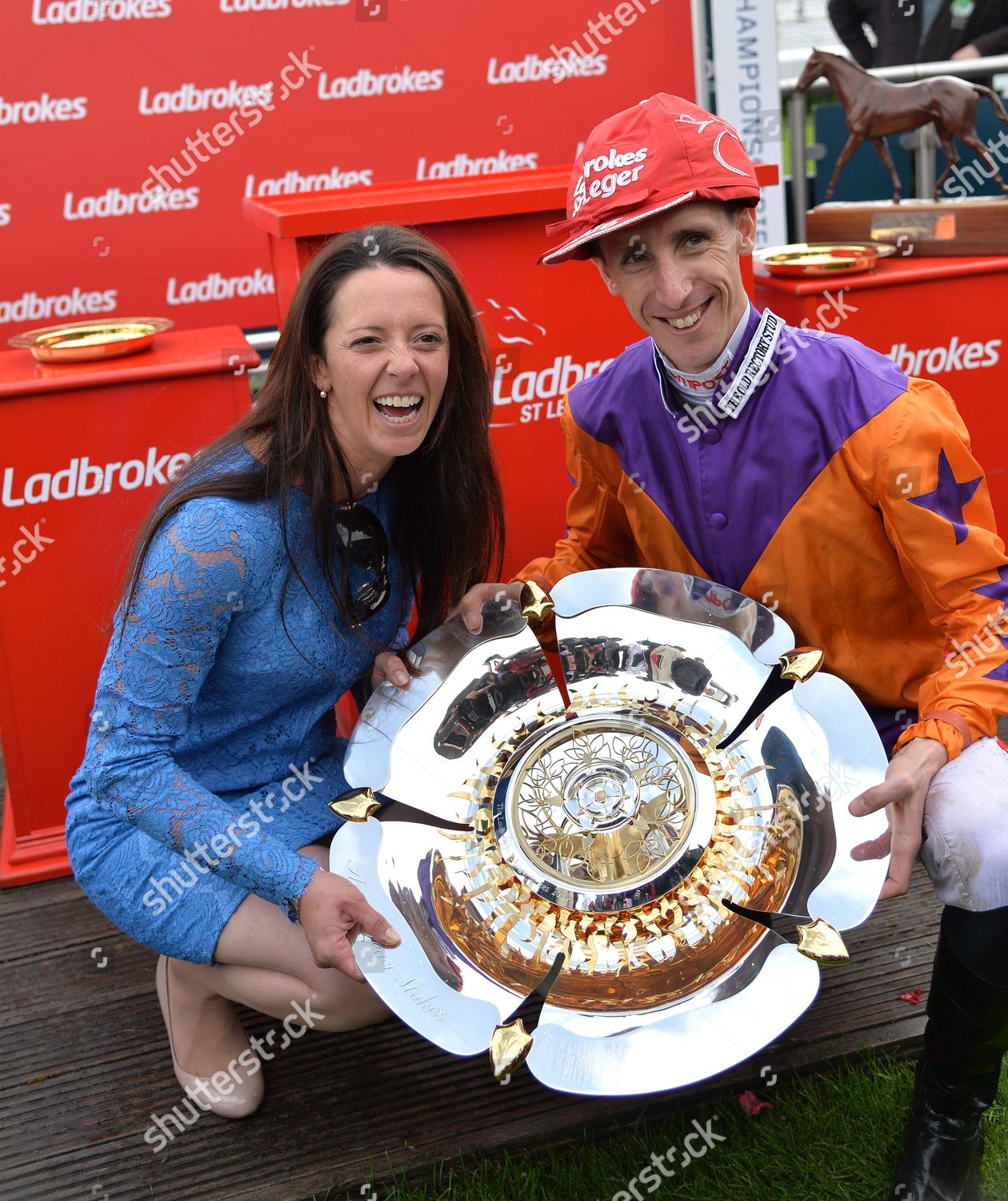 George Baker Jockey Laura Mongan Trainer Editorial Stock Photo - Stock ...