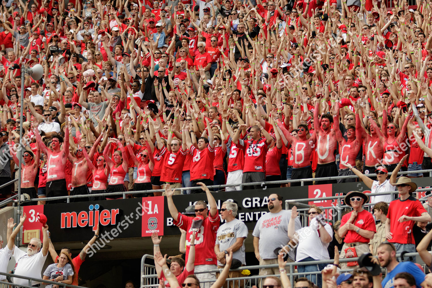 Ohio State Buckeye Fans Editorial Stock Photo - Stock Image | Shutterstock