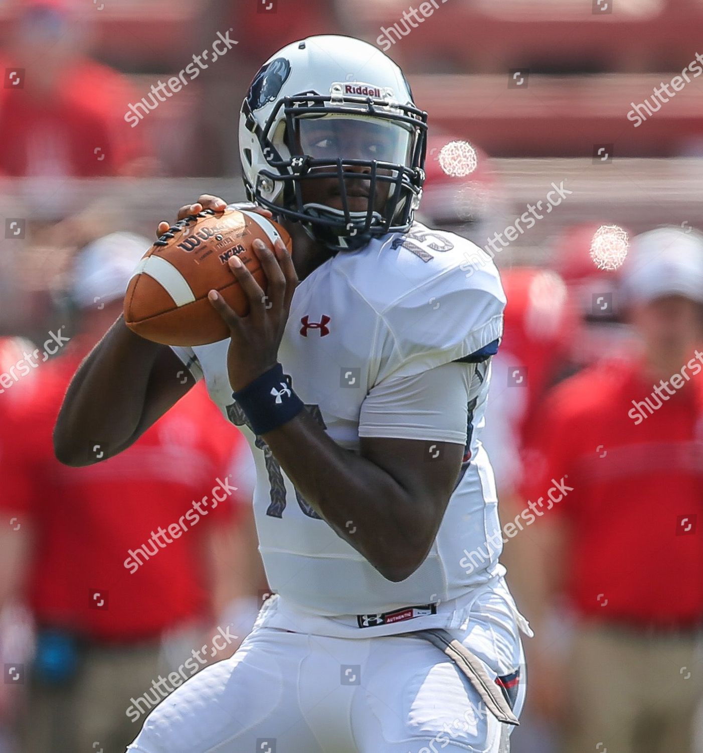 Howard Bison Quarterback Kalen Johnson 15 Editorial Stock Photo - Stock ...