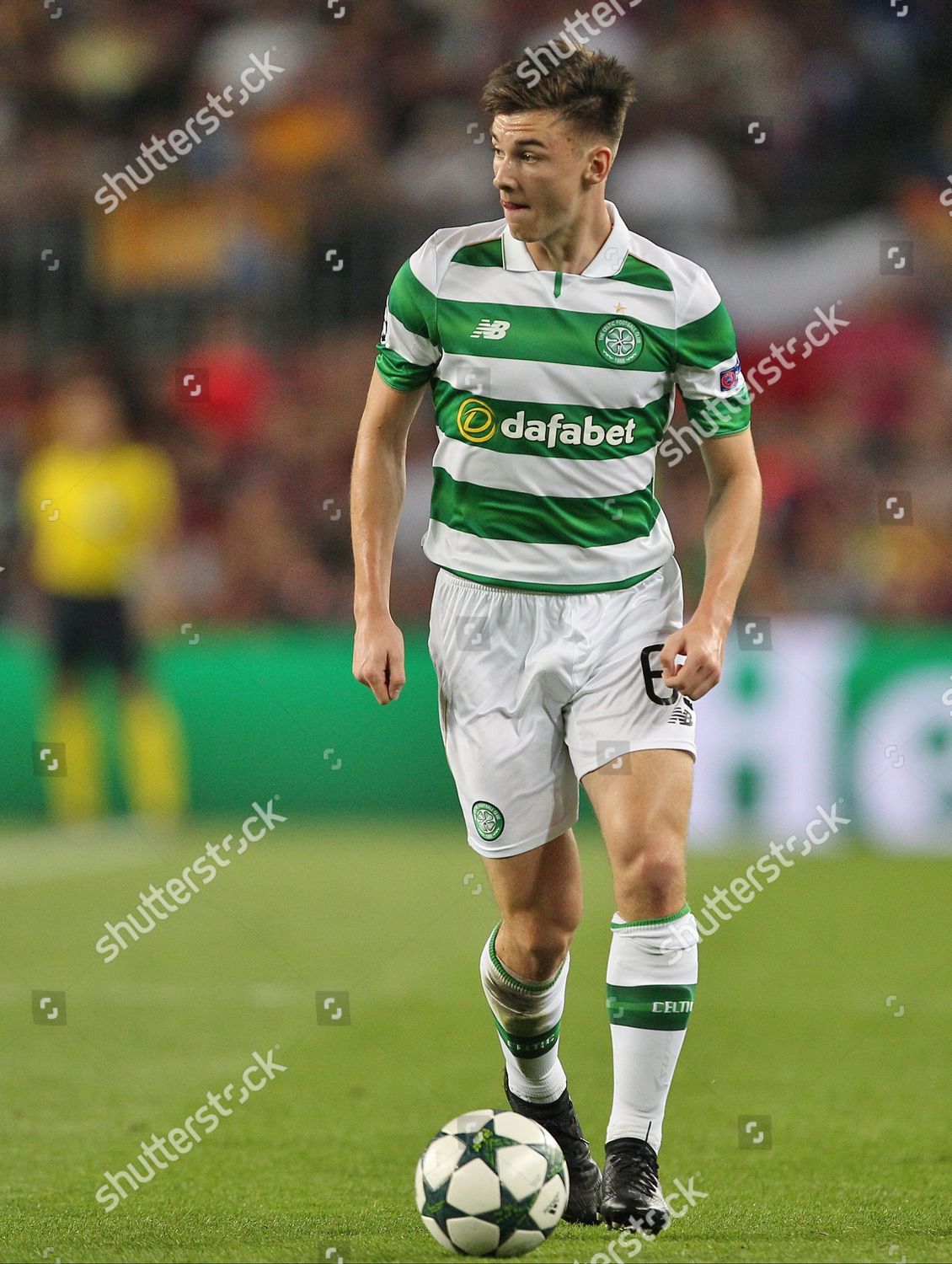 Kieran Tierney Celtic During Uefa Champions Editorial Stock Photo ...