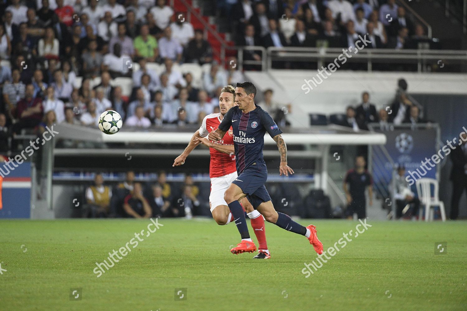 Angel Di Maria Nacho Monreal Editorial Stock Photo - Stock Image ...