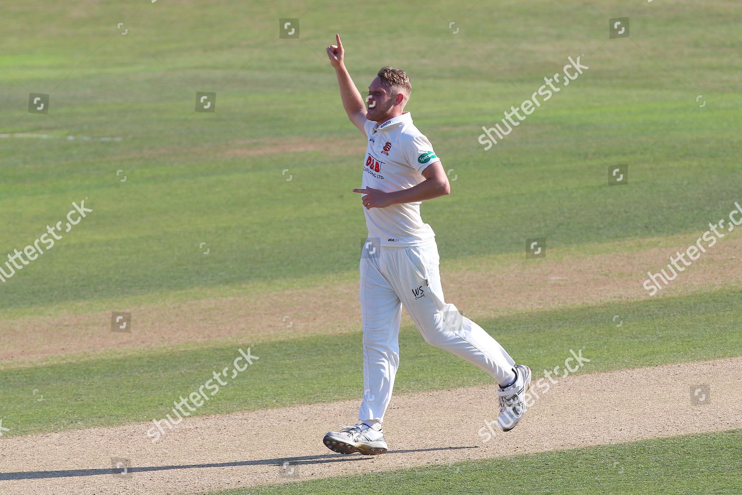 Jamie Porter Essex Celebrates Taking Wicket Editorial Stock Photo ...