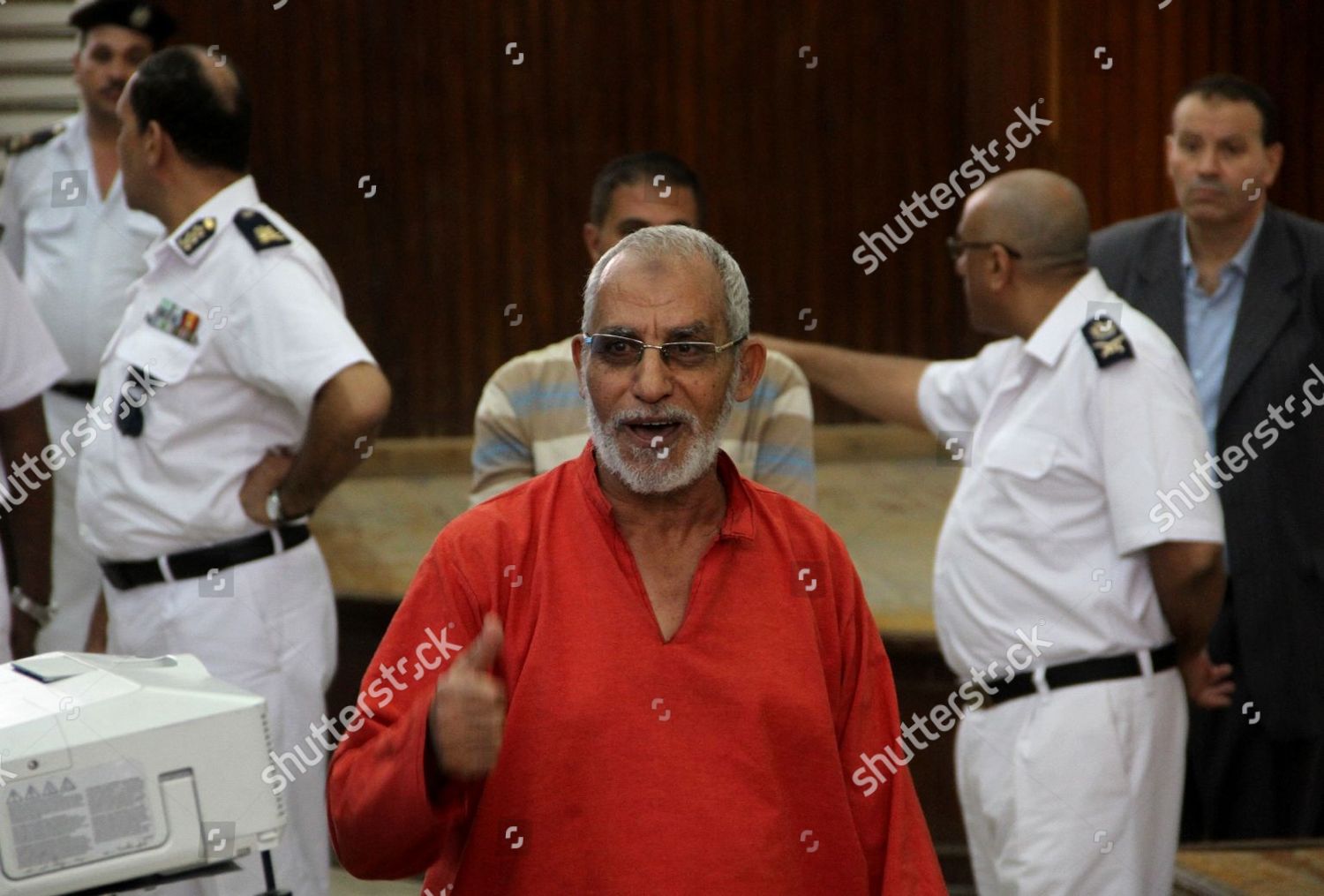 Egyptian Muslim Brotherhood Leader Mohammed Badie Editorial Stock Photo ...