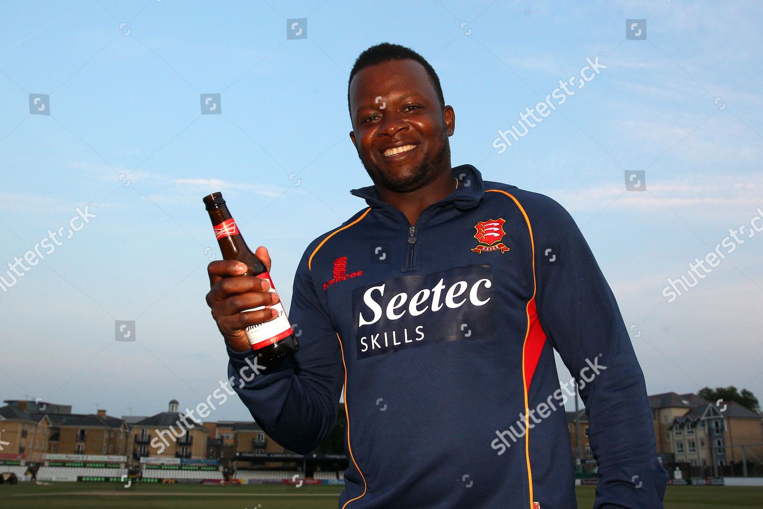 Donovan Miller Essex Celebrates Promotion During Editorial Stock Photo ...