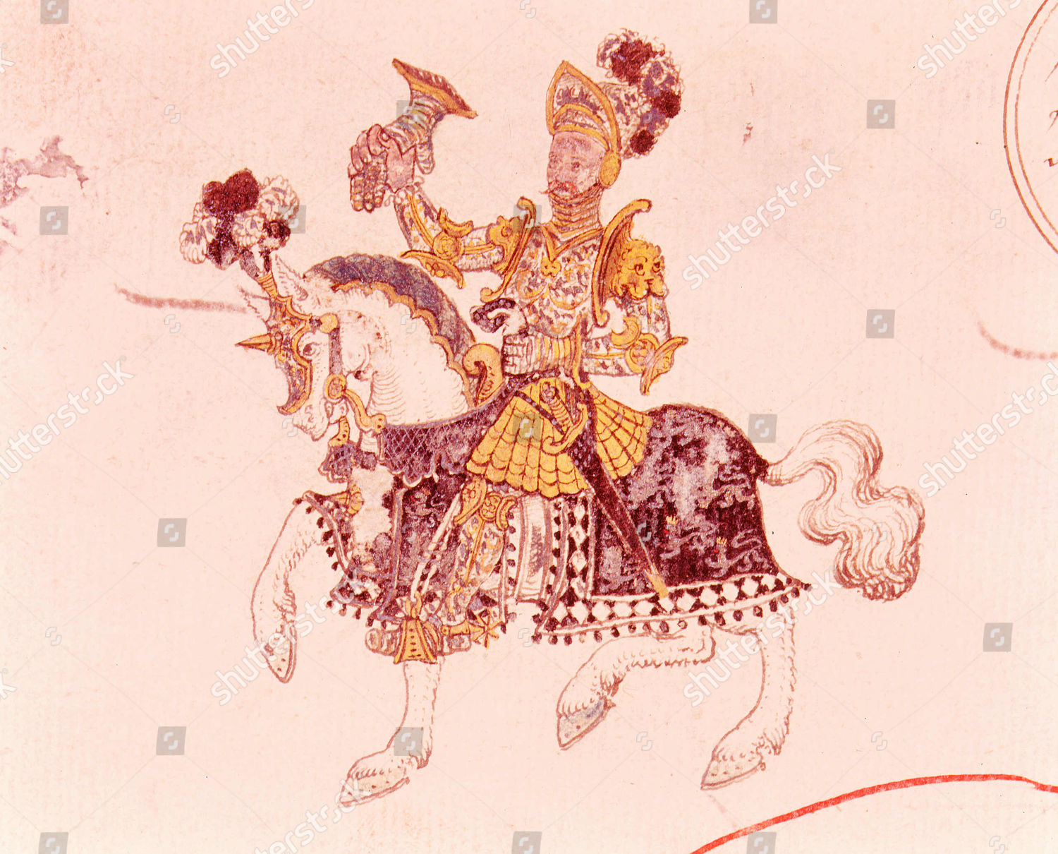 Sir Edward Dymoke Champion Coronation Elizabeth Editorial Stock Photo ...