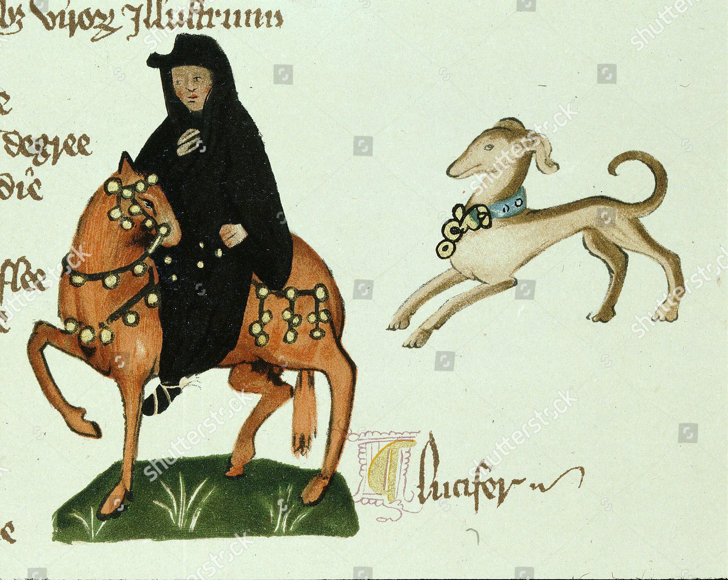 Monk Canterbury Tales By Geoffrey Chaucer Editorial Stock Photo - Stock ...