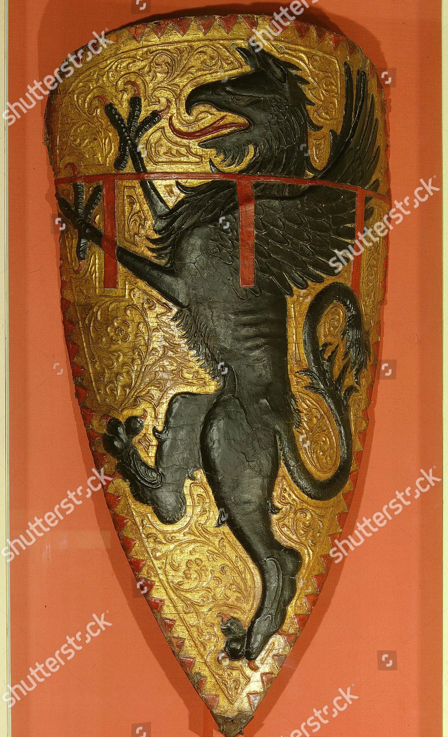 Florentine Shield Bearing Arms Villani Florence Editorial Stock Photo ...