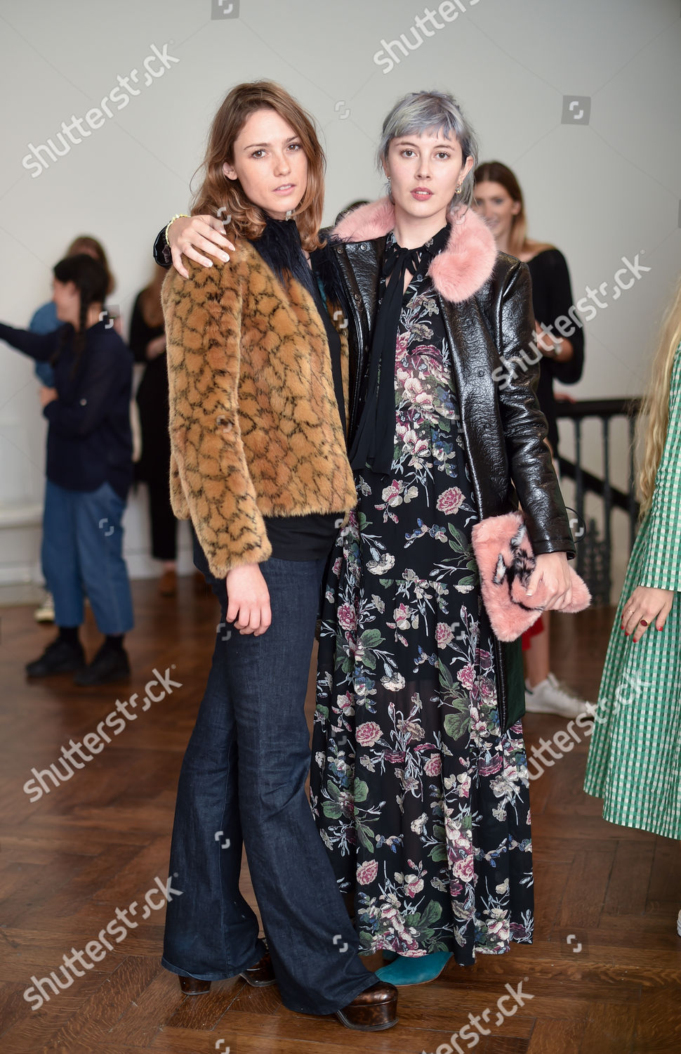Caroline Lever Paula Goldstein During Presentation Editorial Stock ...