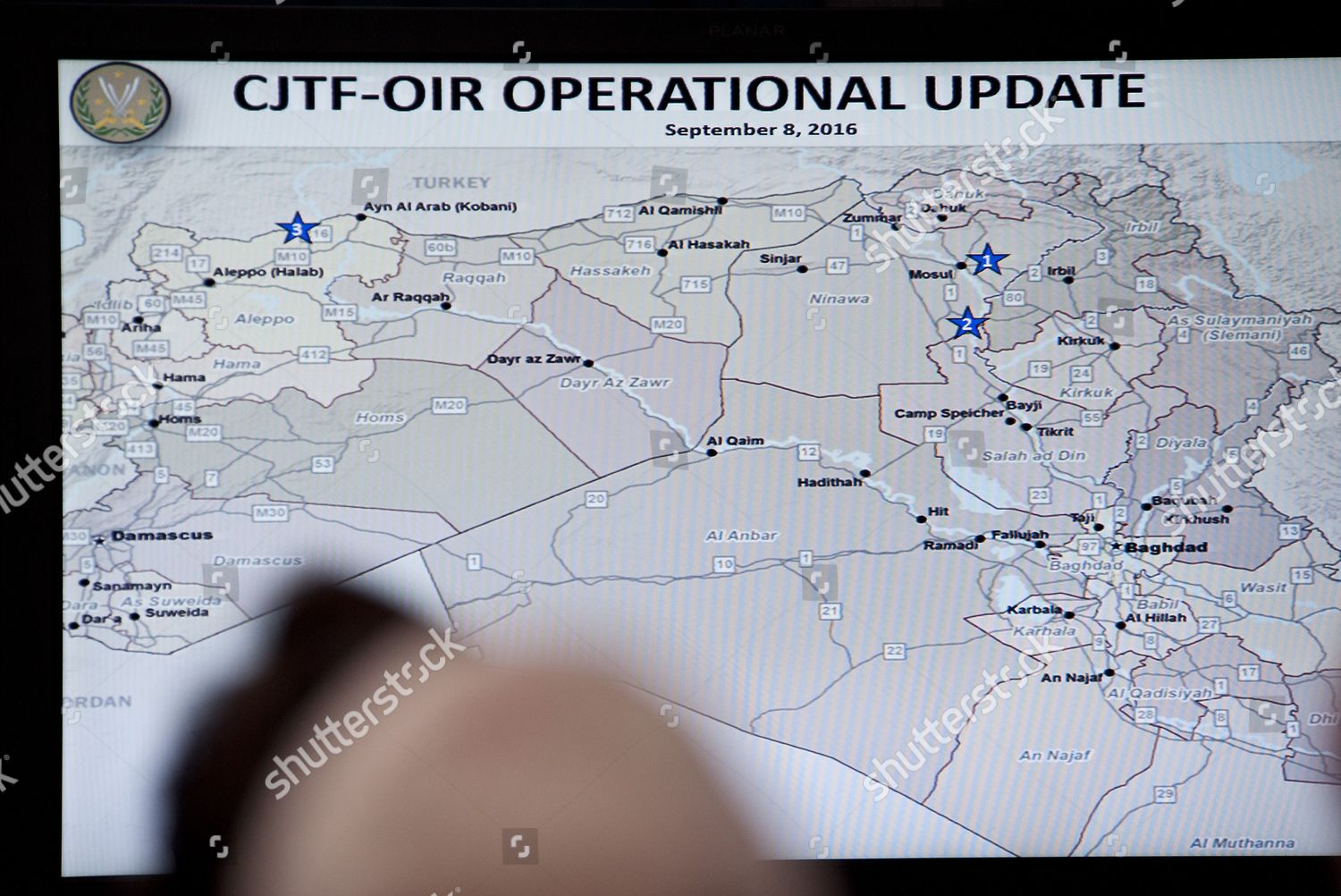 Colonel John Dorrian Usaf Briefs Pentagon Editorial Stock Photo - Stock ...