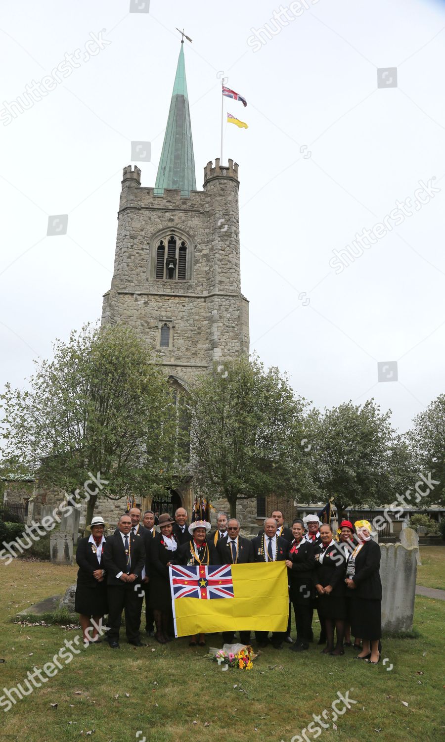 Service Commemorating Niue Soldiers Who Fought Editorial Stock Photo ...