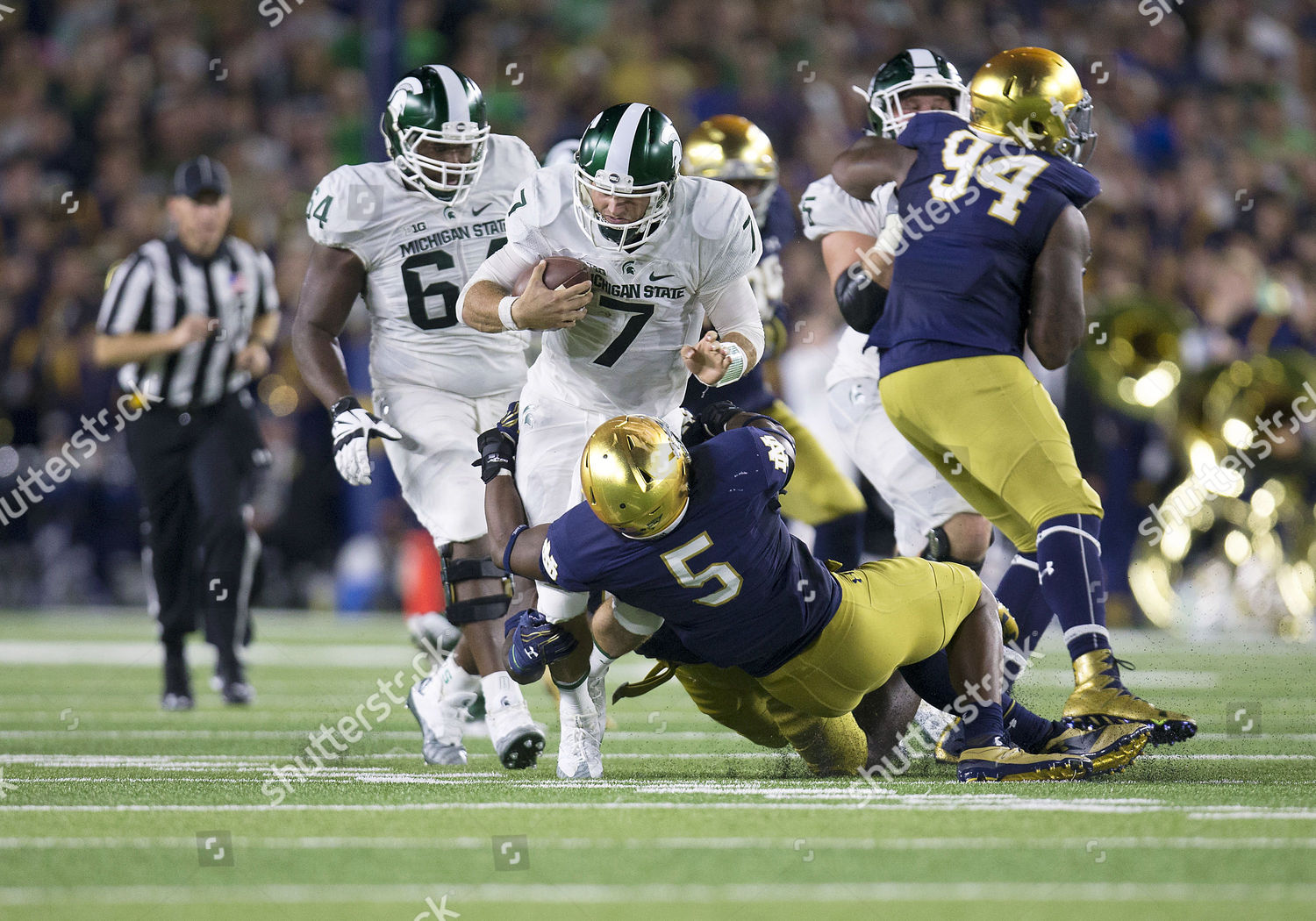 Michigan State Quarterback Tyler Oconnor 7 Editorial Stock Photo ...