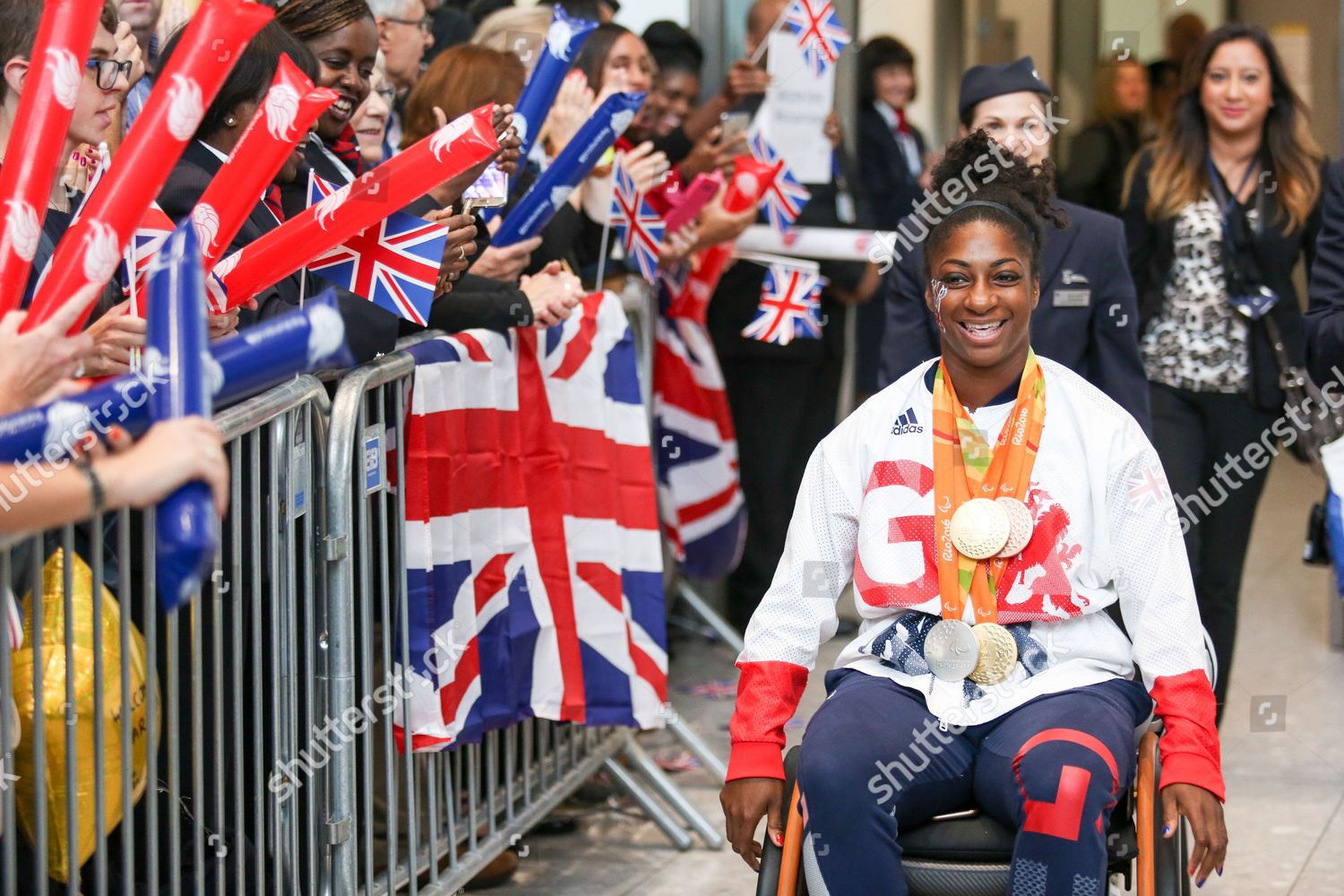 Team Gb Paralympian Kadeena Cox Arrives Editorial Stock Photo - Stock ...