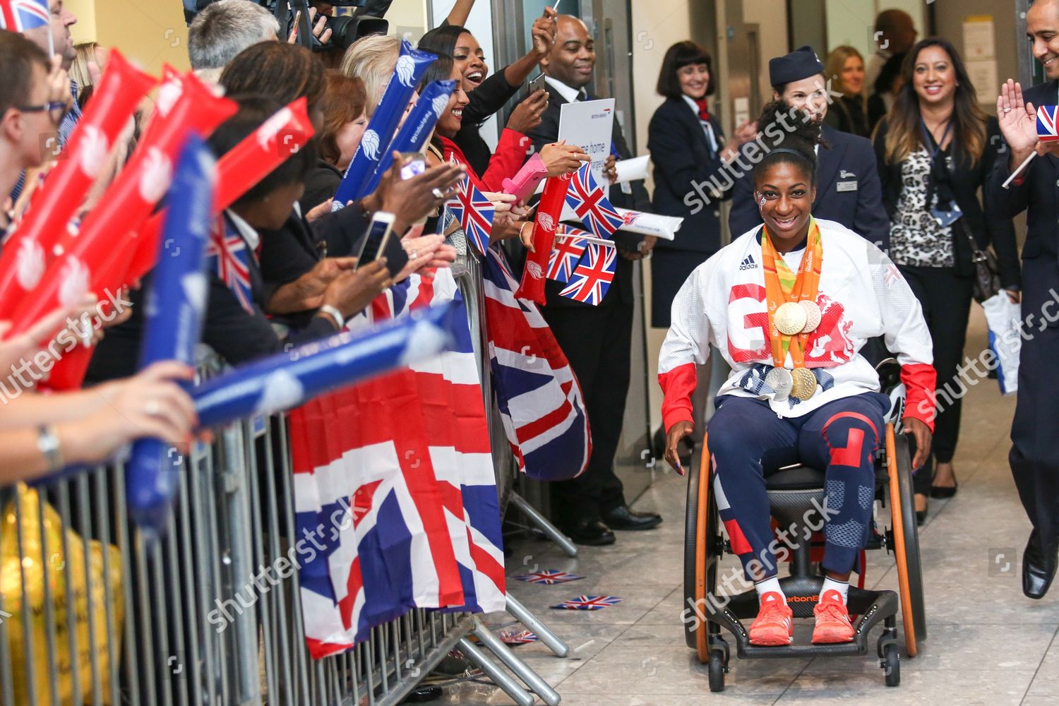 Team Gb Paralympian Kadeena Cox Arrives Editorial Stock Photo - Stock ...