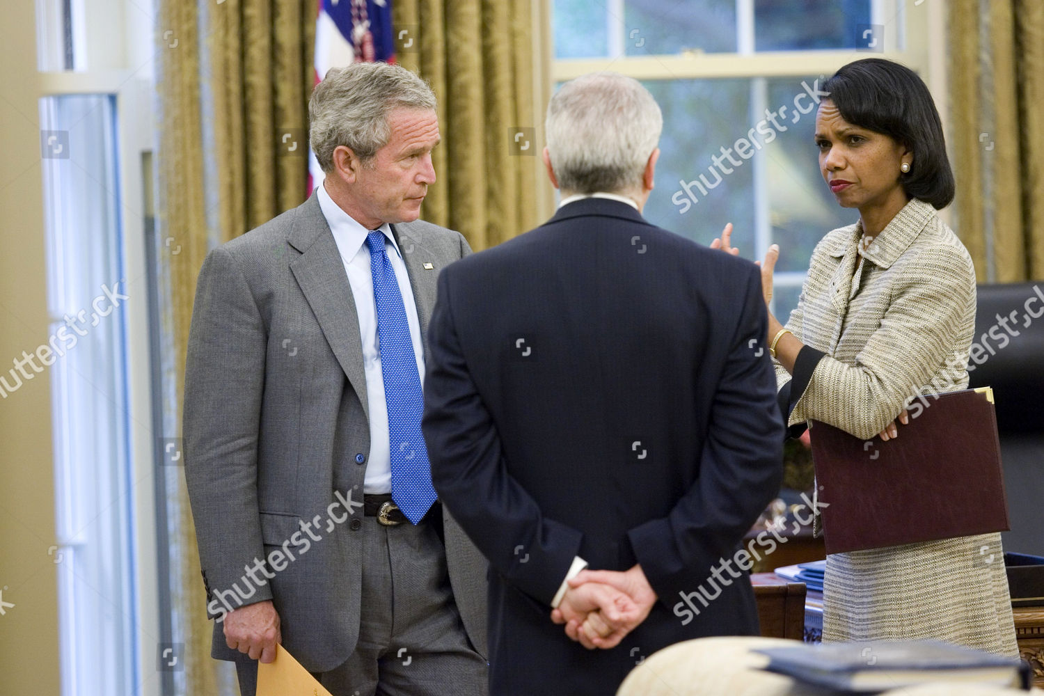 President George W Bush Talking Joshua Editorial Stock Photo - Stock ...