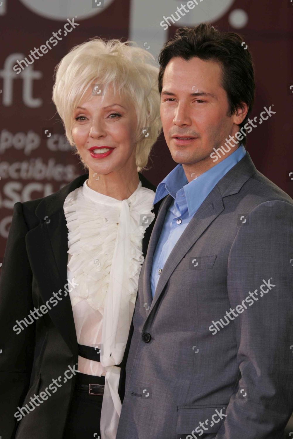 Keanu Reeves Mother Patric Reeves Editorial Stock Photo - Stock Image ...