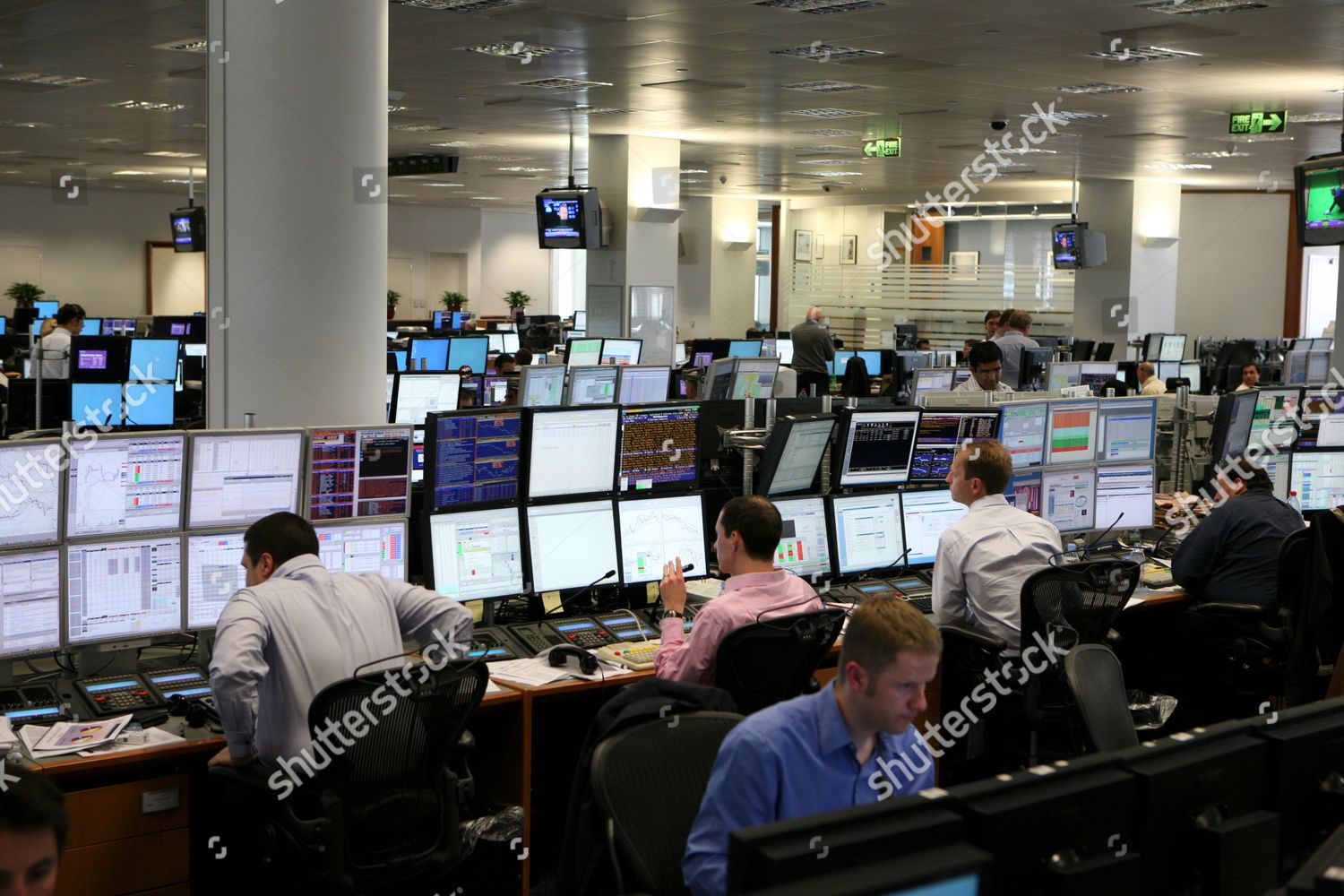 Commodities Trading Floor Barclays Capital On Editorial Stock Photo ...
