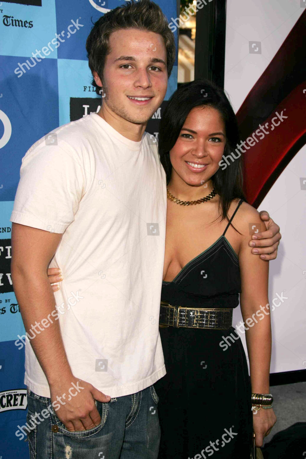 Shawn Pyfrom Girlfriend Eliana Reyes Editorial Stock Photo - Stock ...