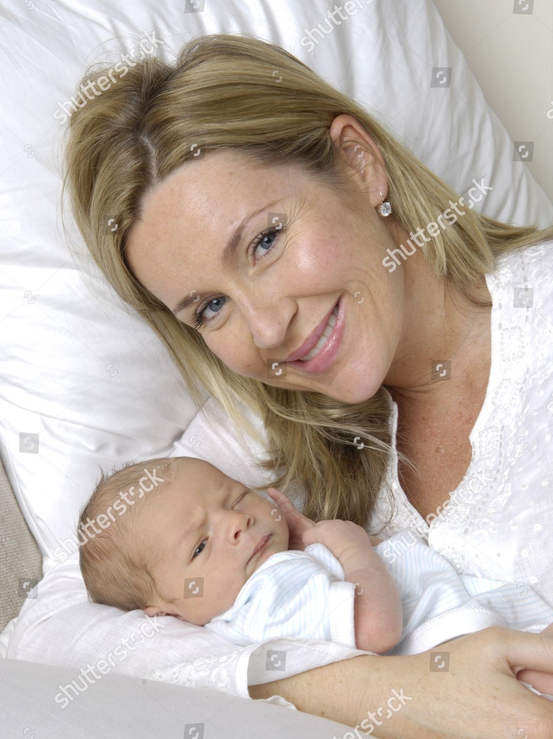 Sarah Heaney Her Baby Son Eddie Editorial Stock Photo - Stock Image ...
