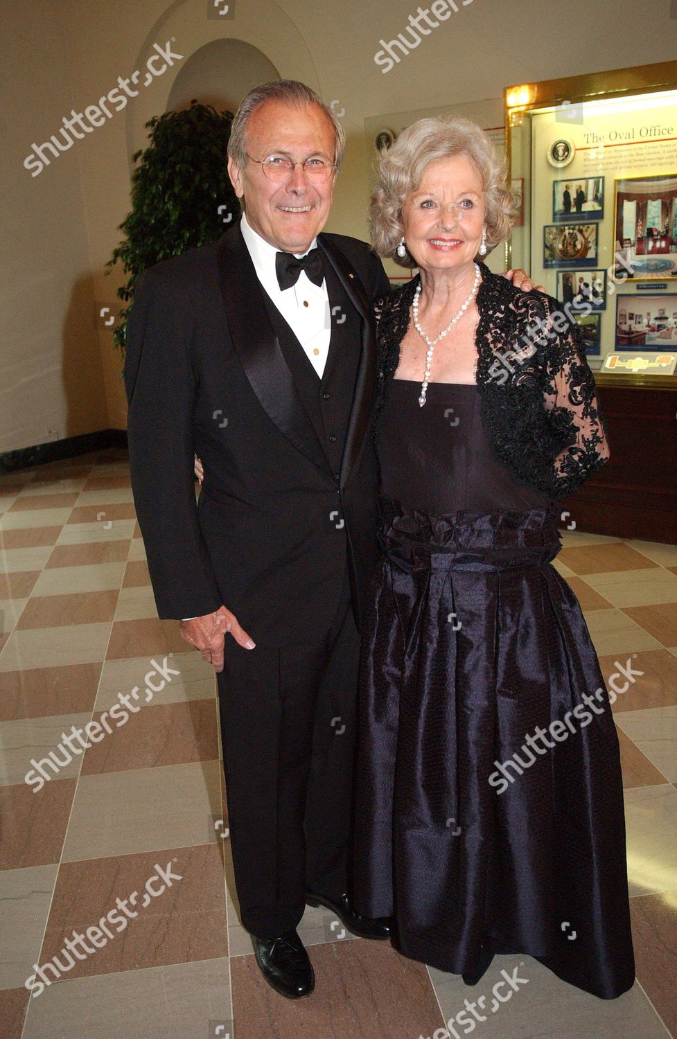 Donald Rumsfeld Wife Joyce Editorial Stock Photo - Stock Image ...