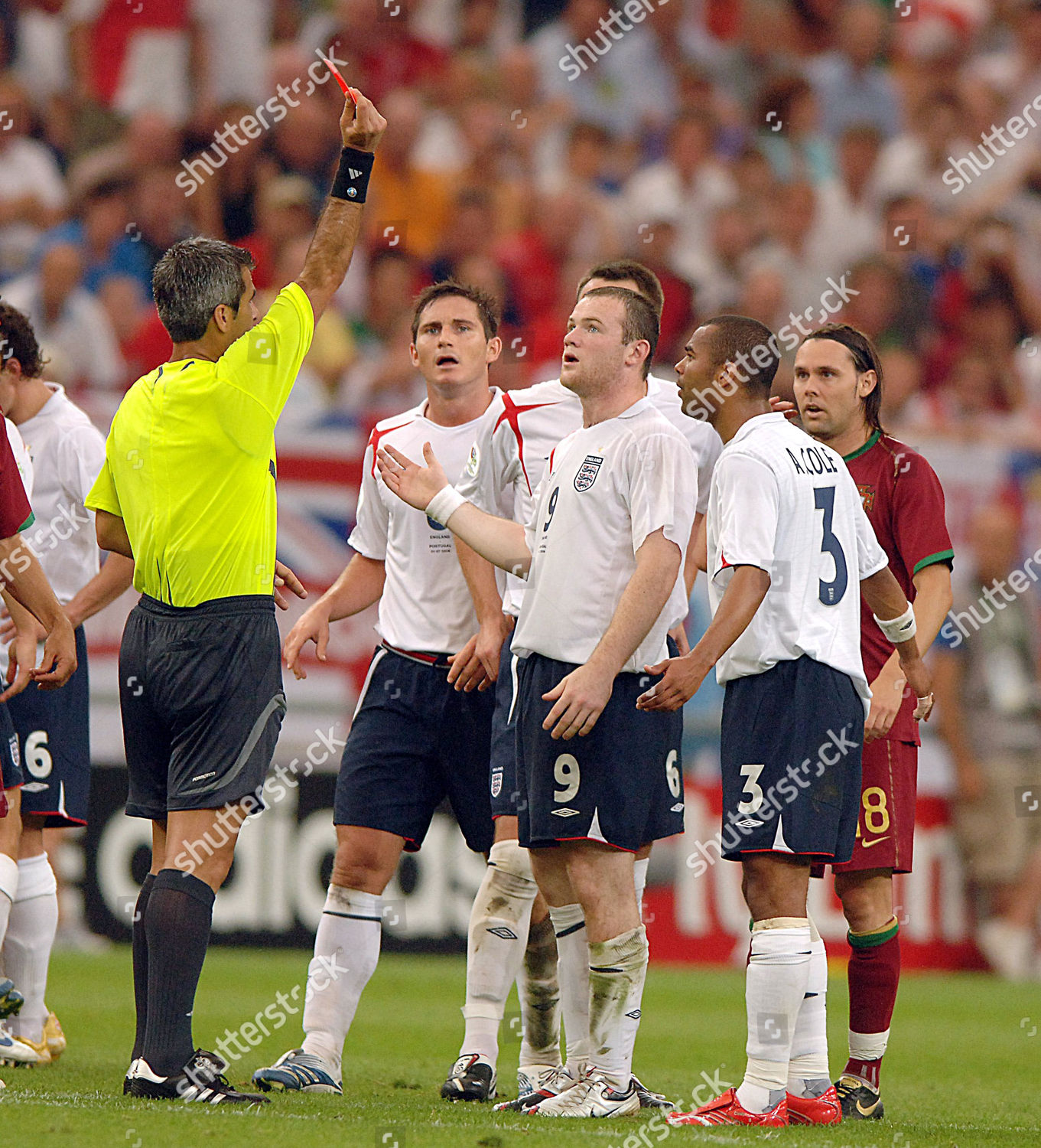 Frank Lampard Wayne Rooney Ashley Cole Editorial Stock Photo - Stock ...