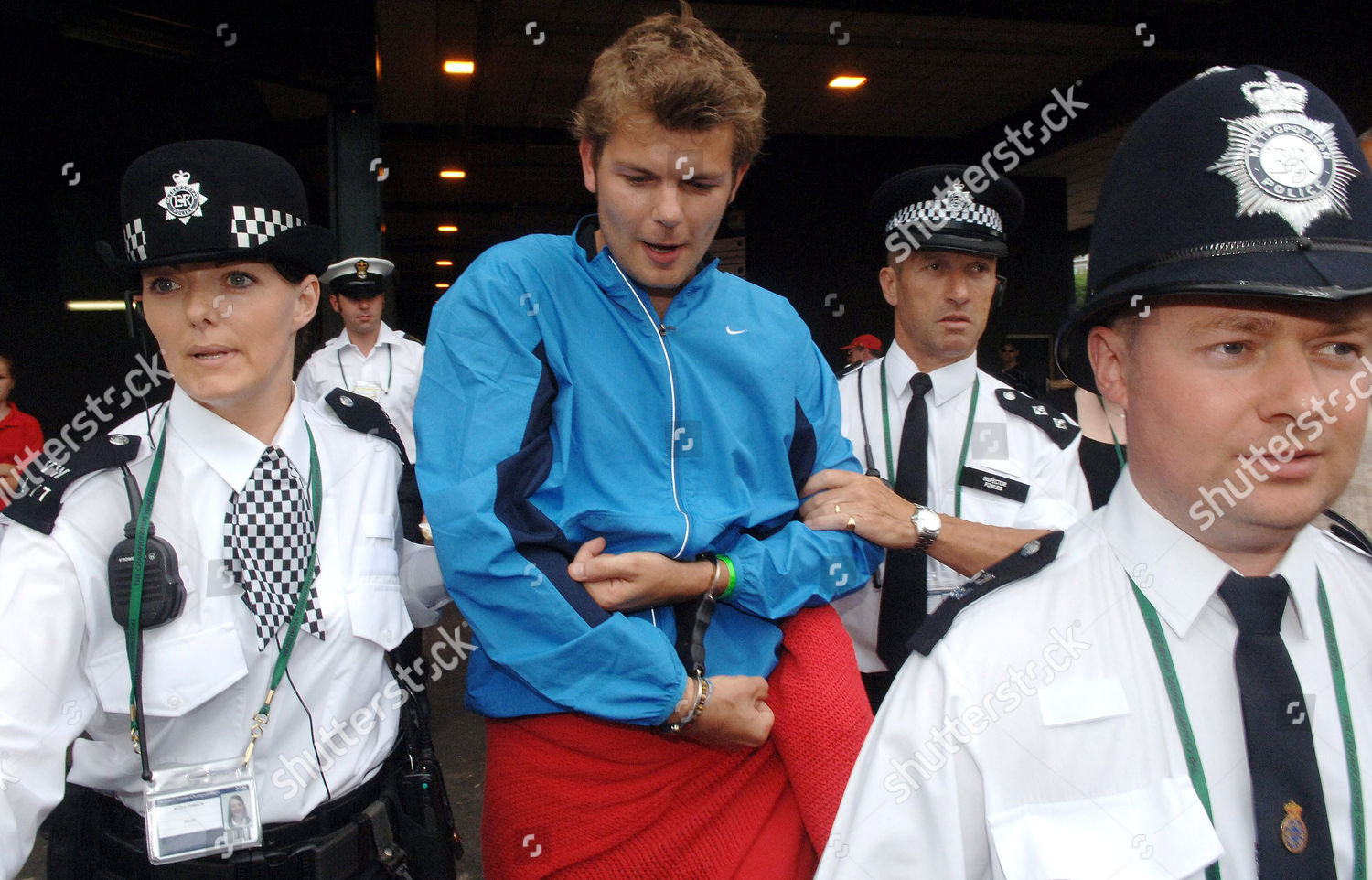 Sander Lantinga Holland Escorted Wimbledon Following Editorial Stock ...