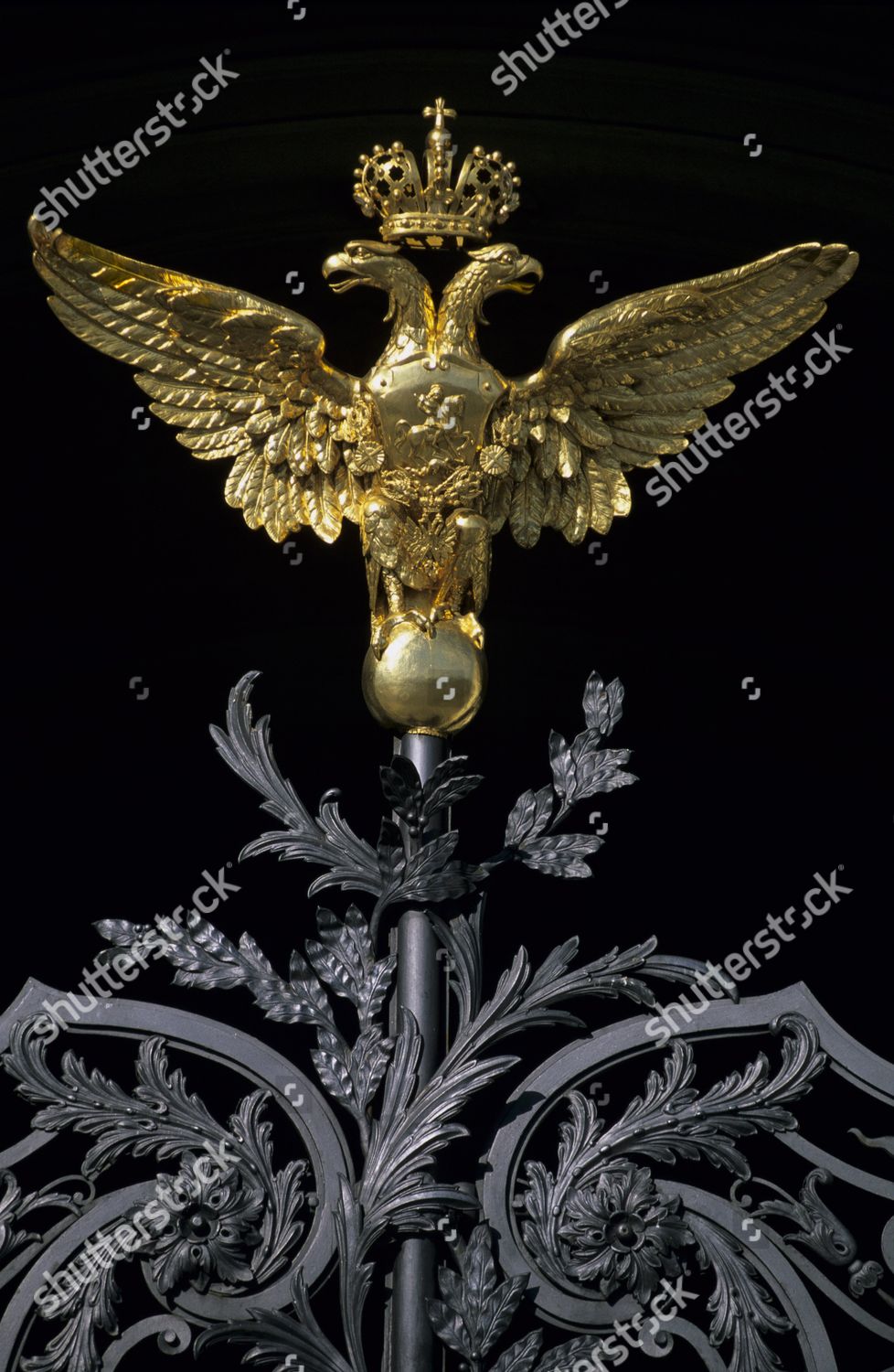 Doubleheaded Eagle Symbol Russian Tsars Russia Editorial Stock Photo ...