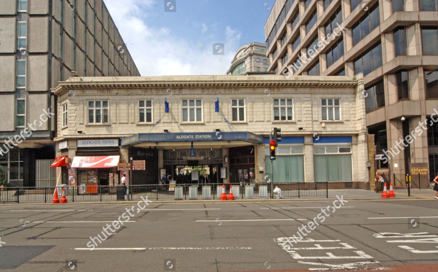 Aldgate Underground Station London Britain Editorial Stock Photo ...