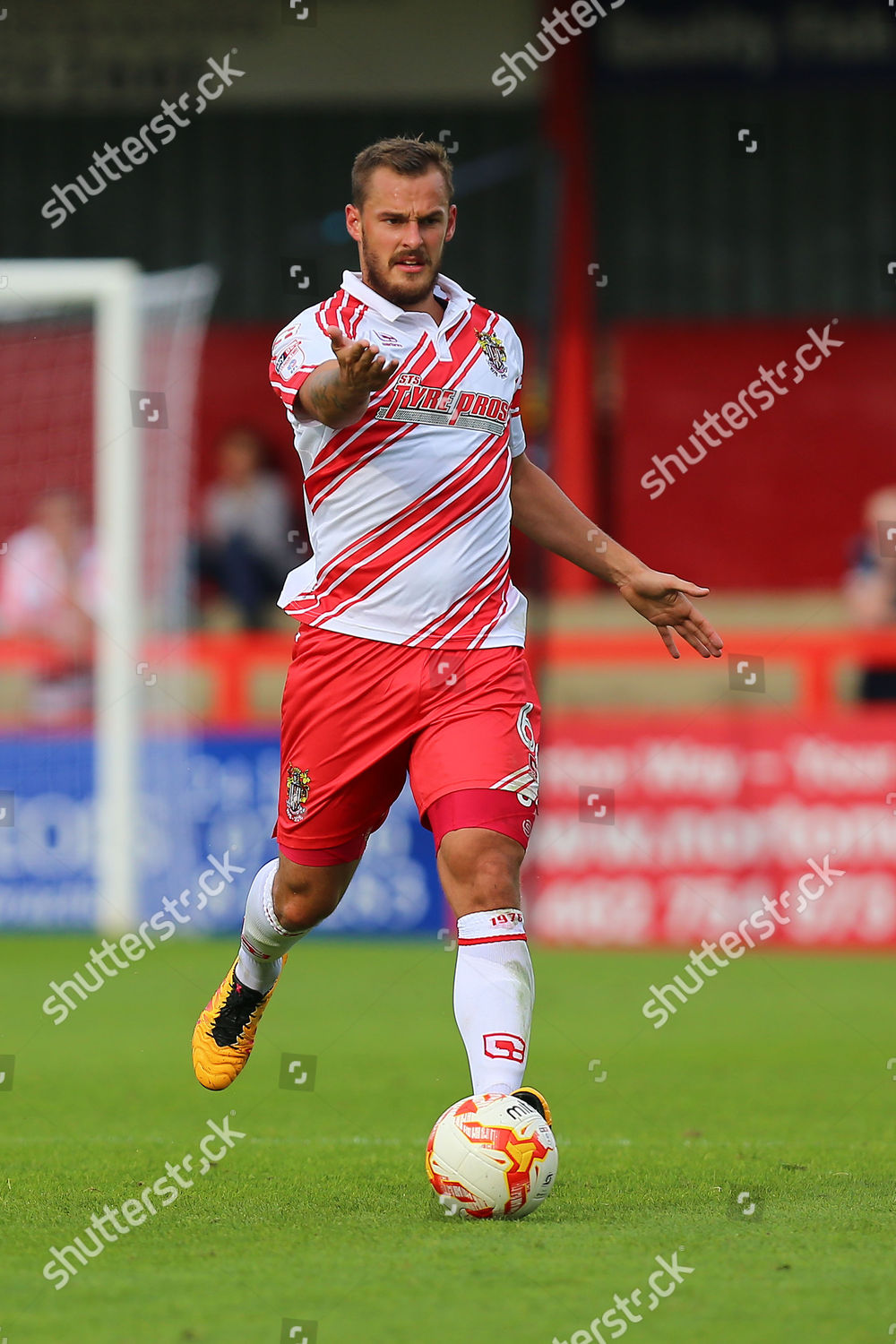 Luke Wilkinson Stevenage During Stevenage Vs Editorial Stock Photo ...