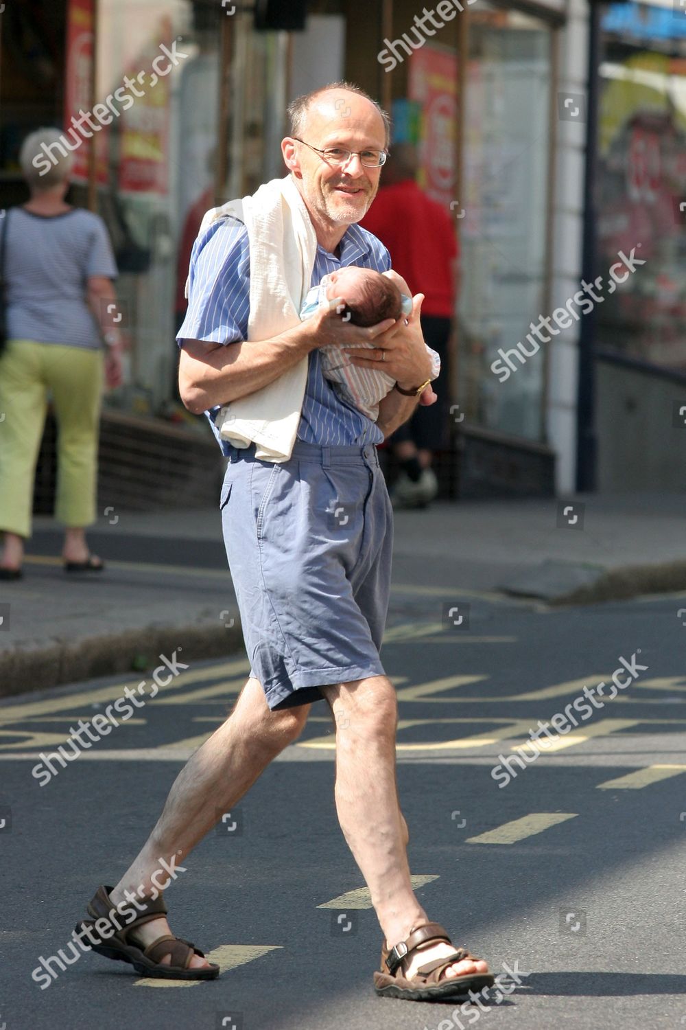 John Farrant Husband Patricia Rashbrook Their Editorial Stock Photo ...