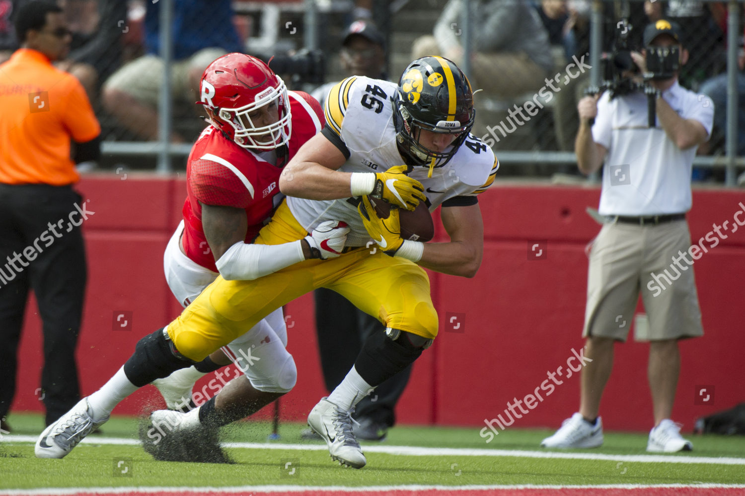 Iowa Hawkeyes Tight End George Kittle Editorial Stock Photo - Stock ...