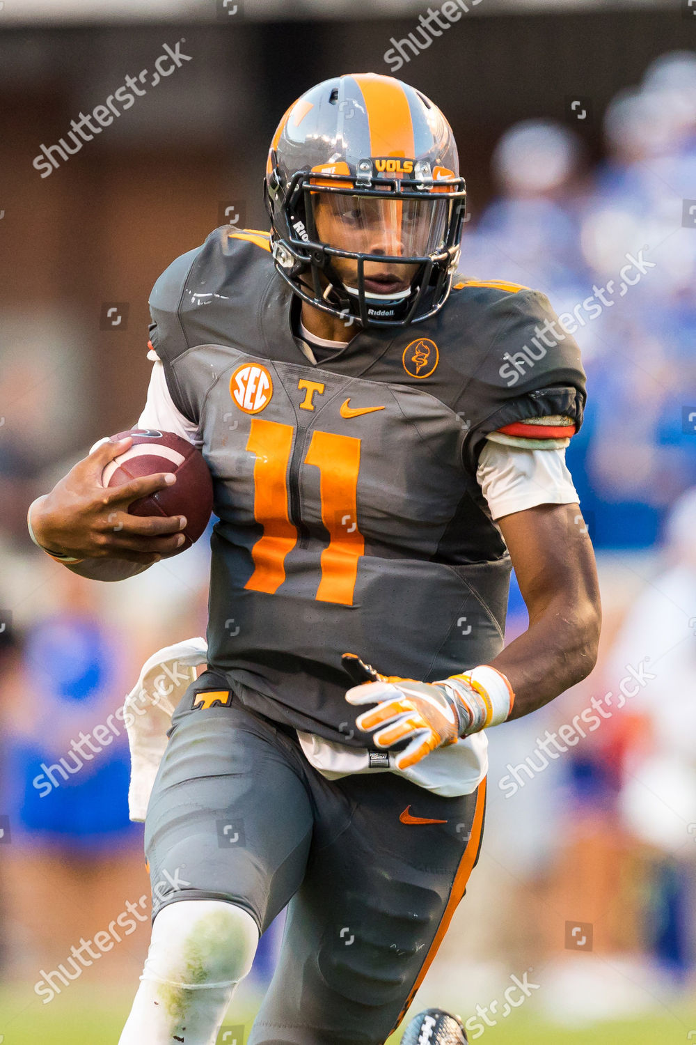 Quarterback Joshua Dobbs 11 Tennessee Volunteers Editorial Stock Photo ...