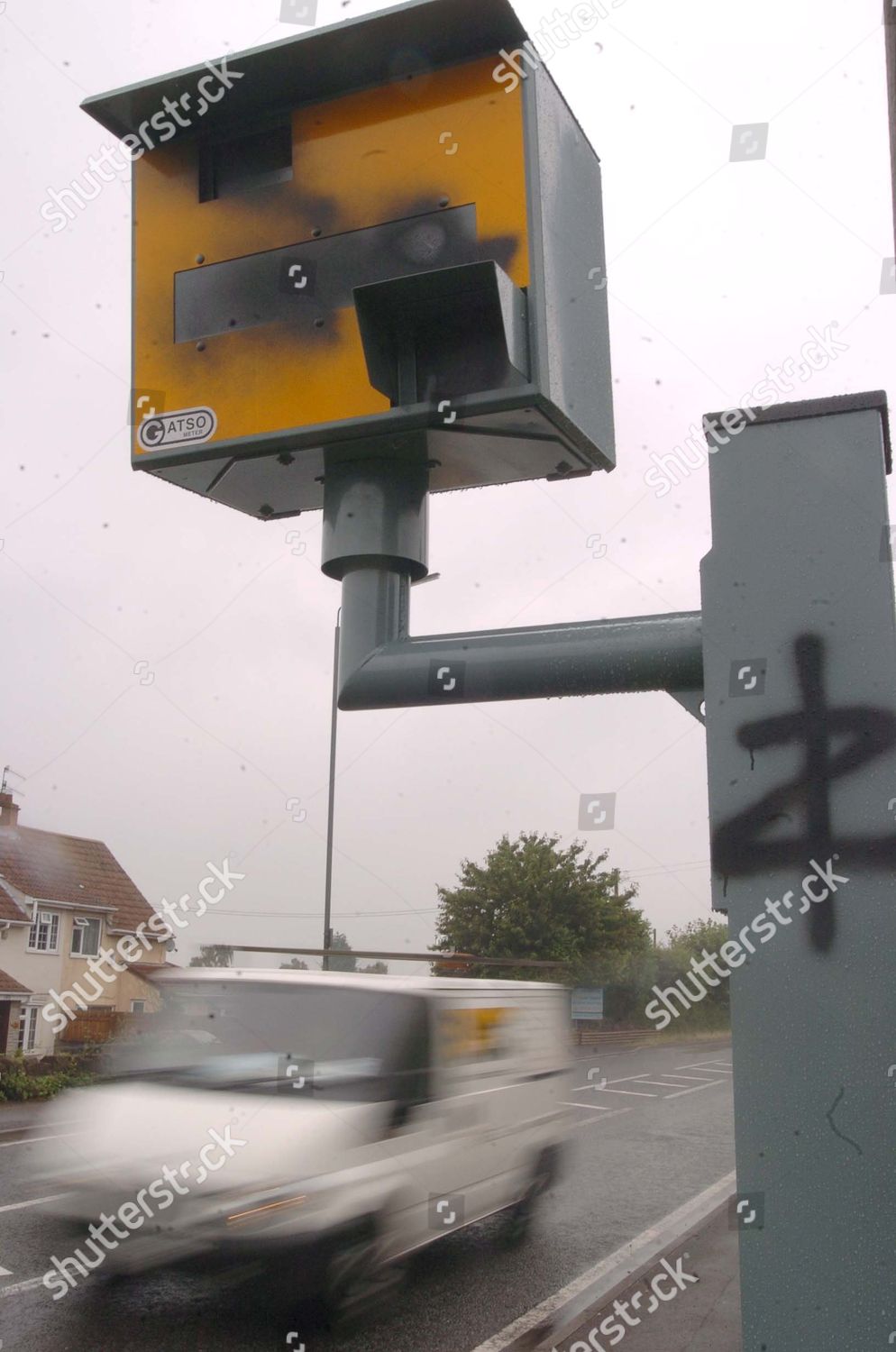 Vandalised Gatso Speed Camera Camera Which Editorial Stock Photo ...