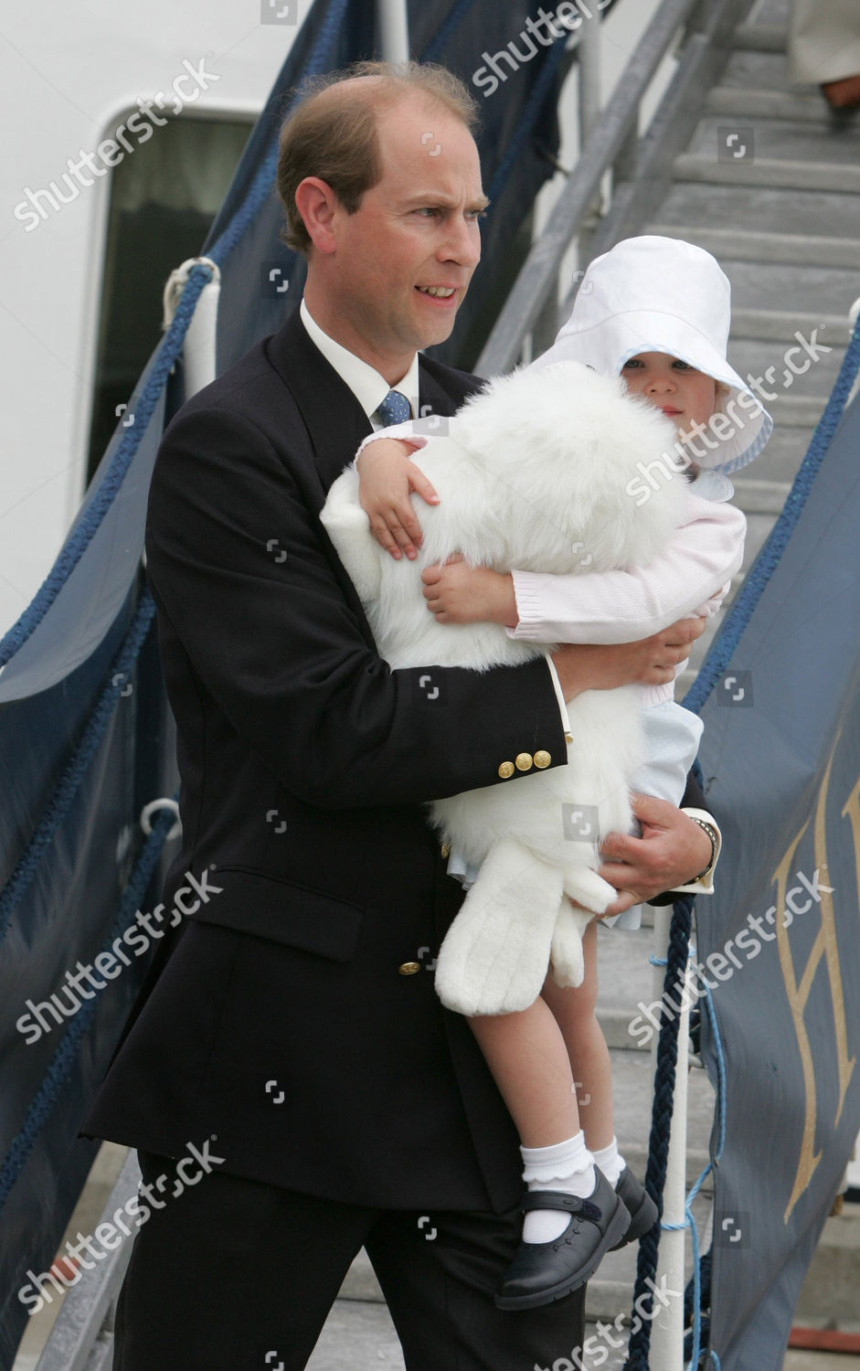 Prince Edward Carrying His Daughter Louise Editorial Stock Photo ...