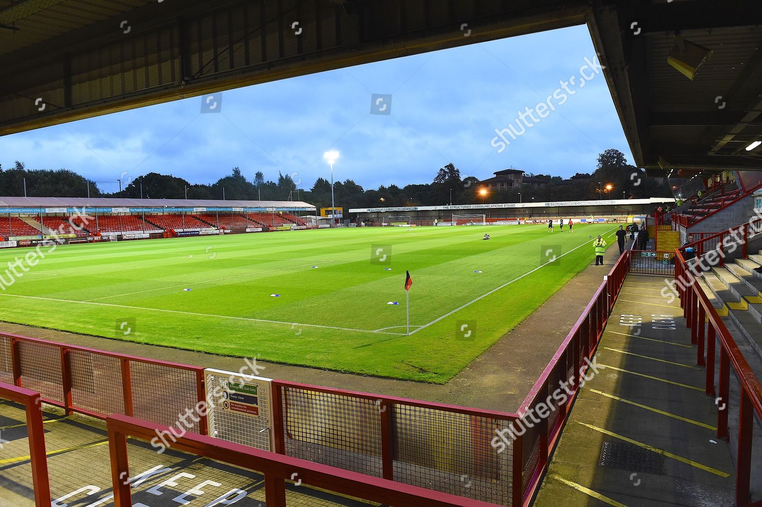 Checkatrade Stadium Crawley During Efl Sky Editorial Stock Photo ...
