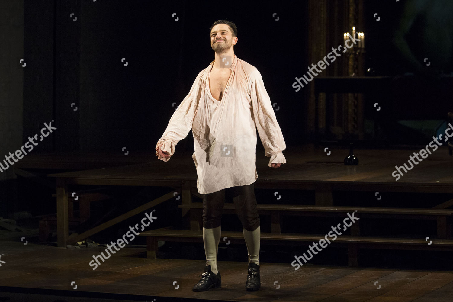 Dominic Cooper Earl Rochester During Curtain Editorial Stock Photo ...