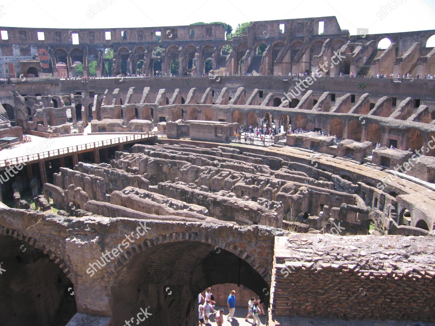 Inside Coliseum Rome Italy Editorial Stock Photo - Stock Image ...