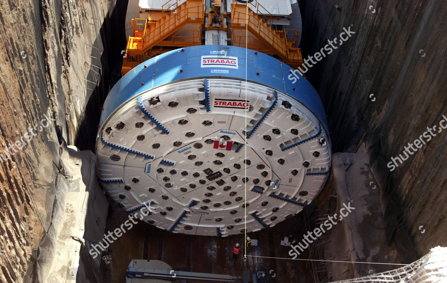 Worlds Biggest Boring Machine About Start Editorial Stock Photo - Stock ...